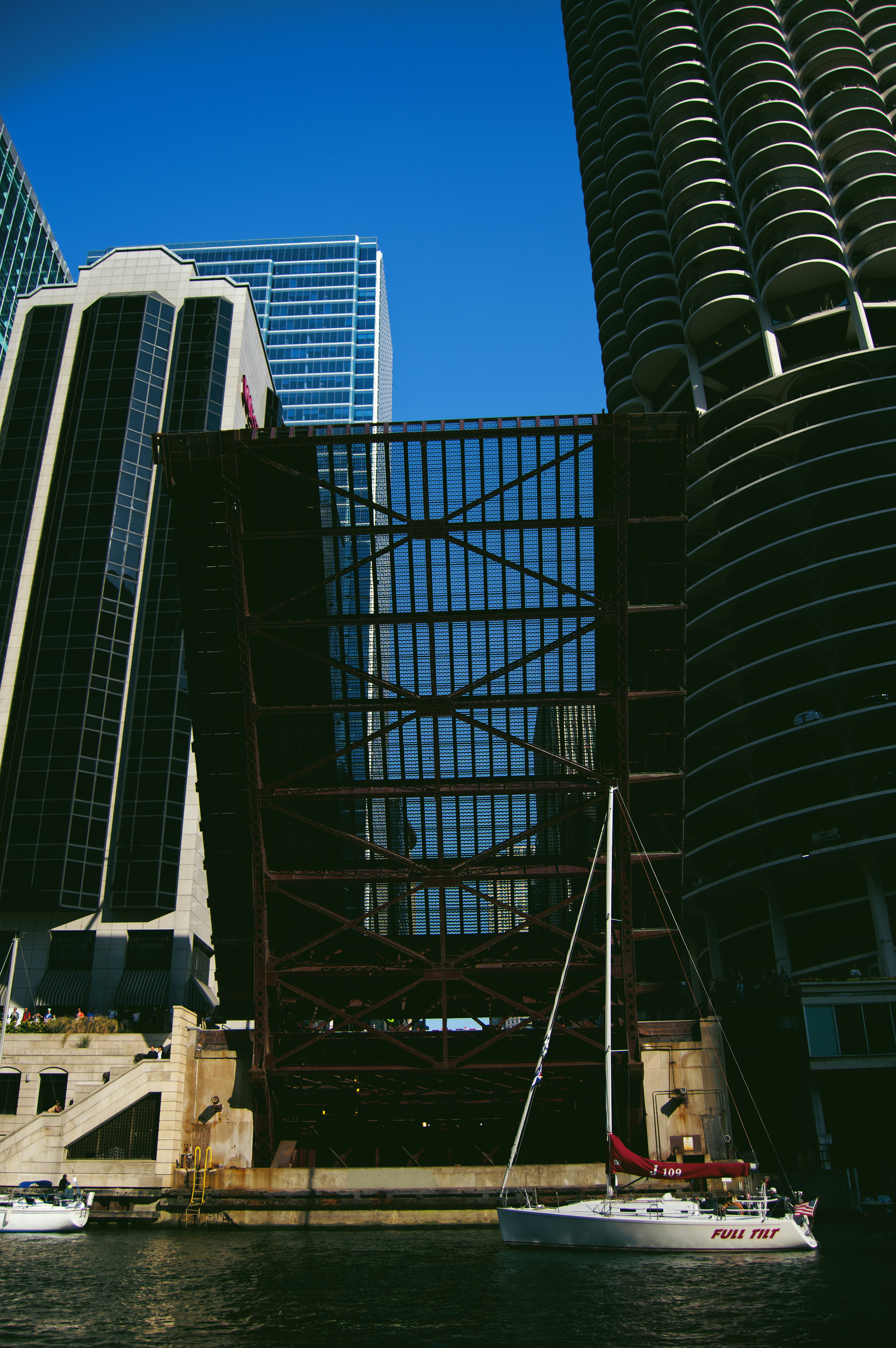 Bridge of Steel and Sky: A Marina Between Towers