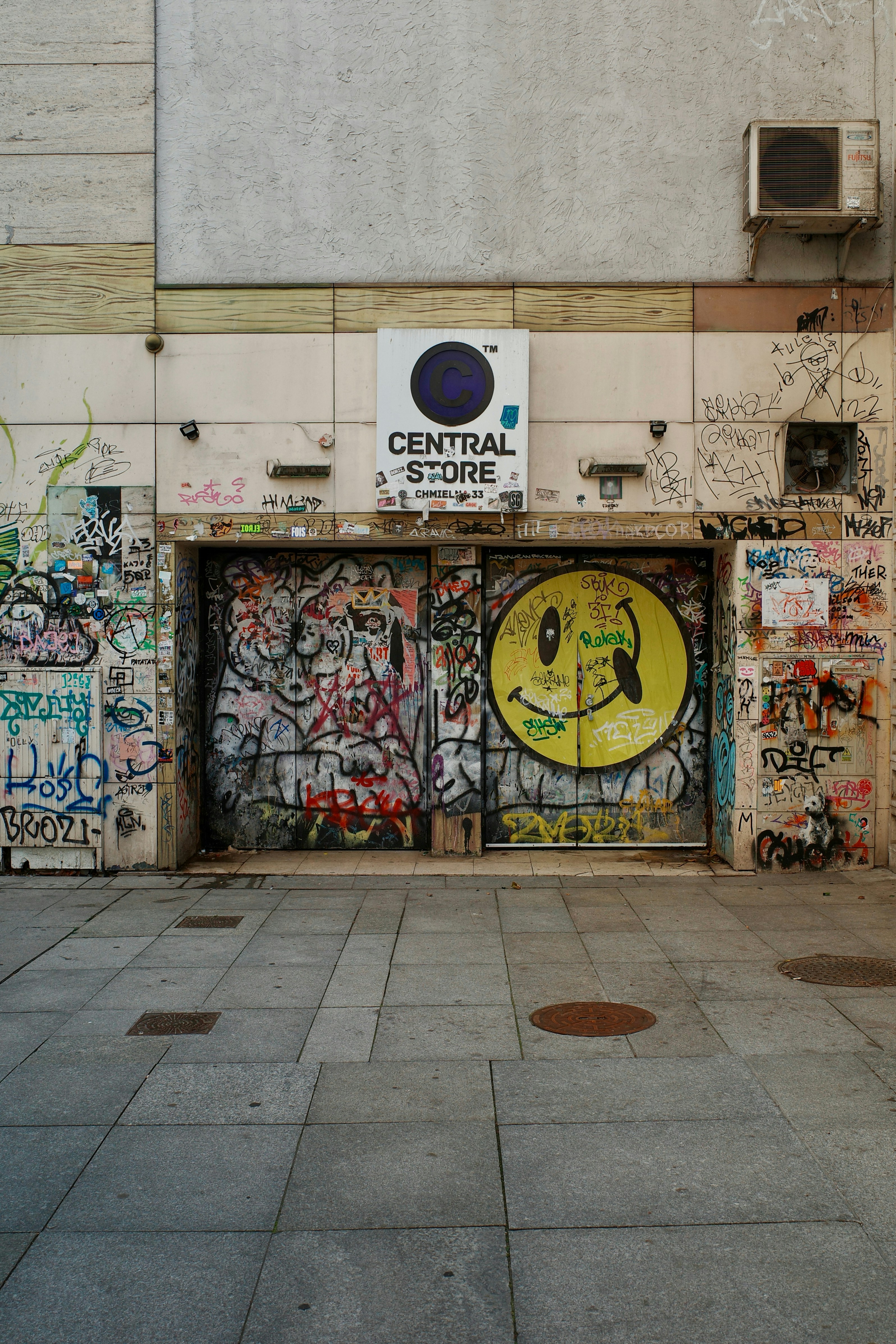 Graffiti Gateway: The Central Store Façade