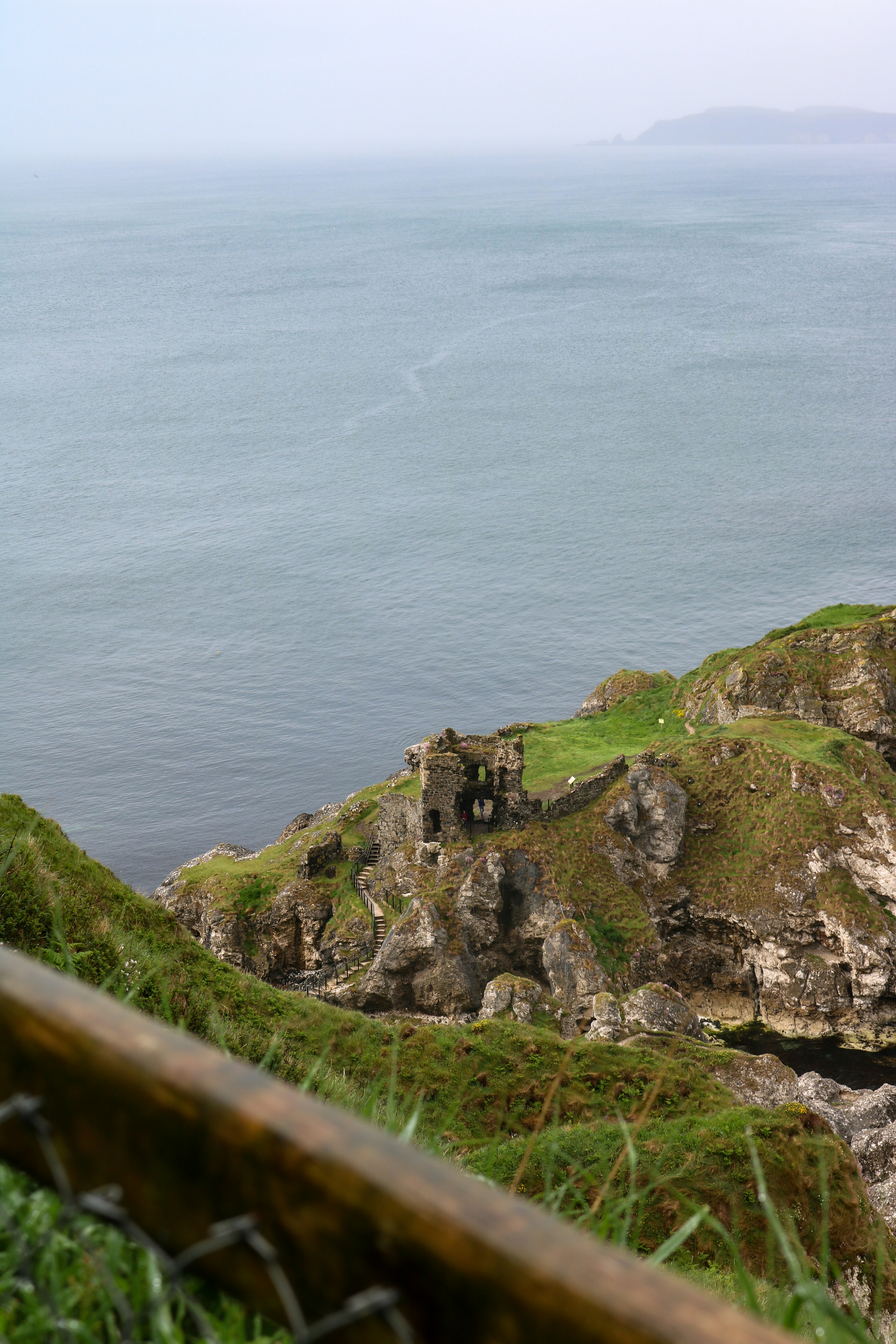 Clifftop Ruins Overlooking Timeless Sea