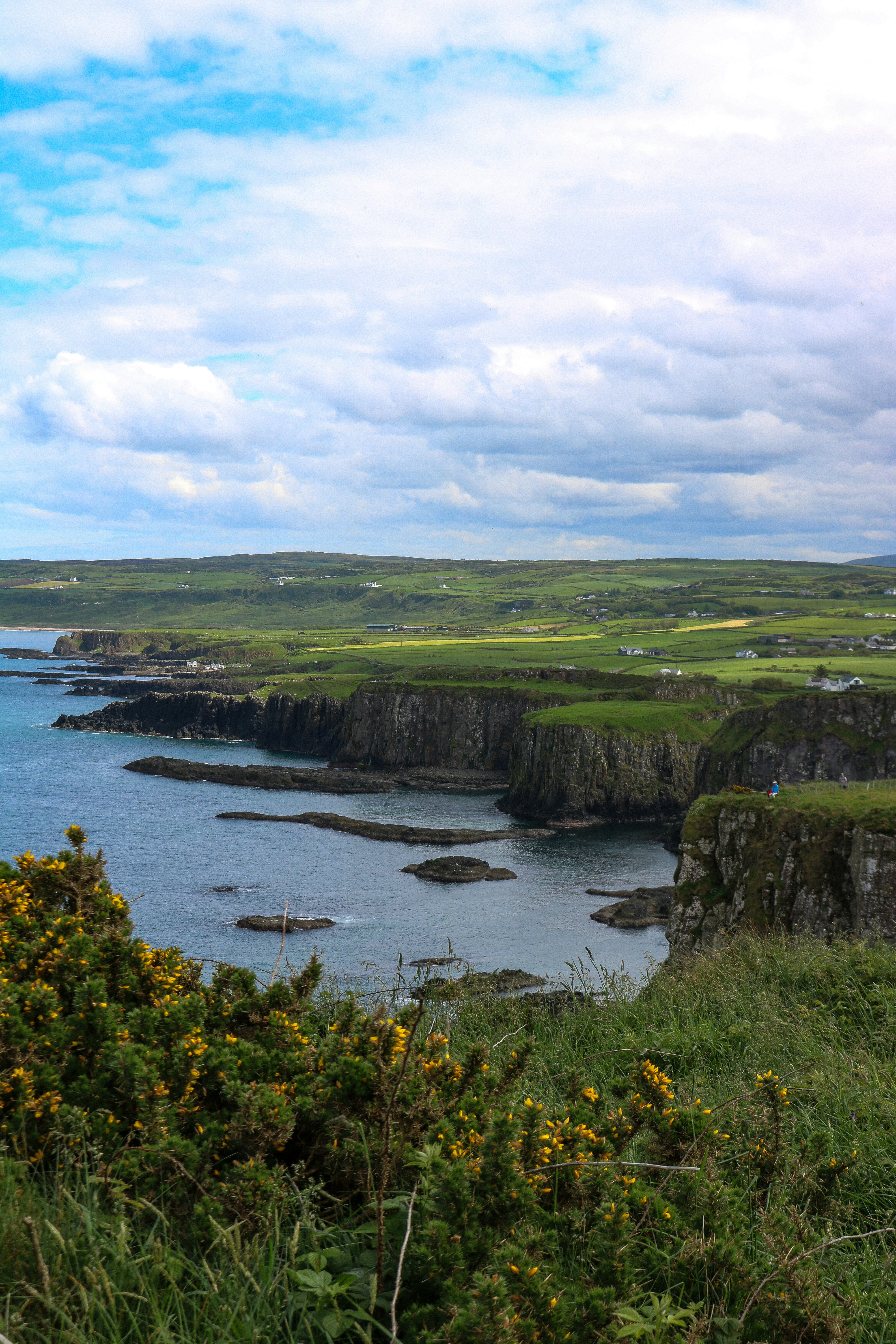 Cliffside Dunes Over Velvet Coastal Waters