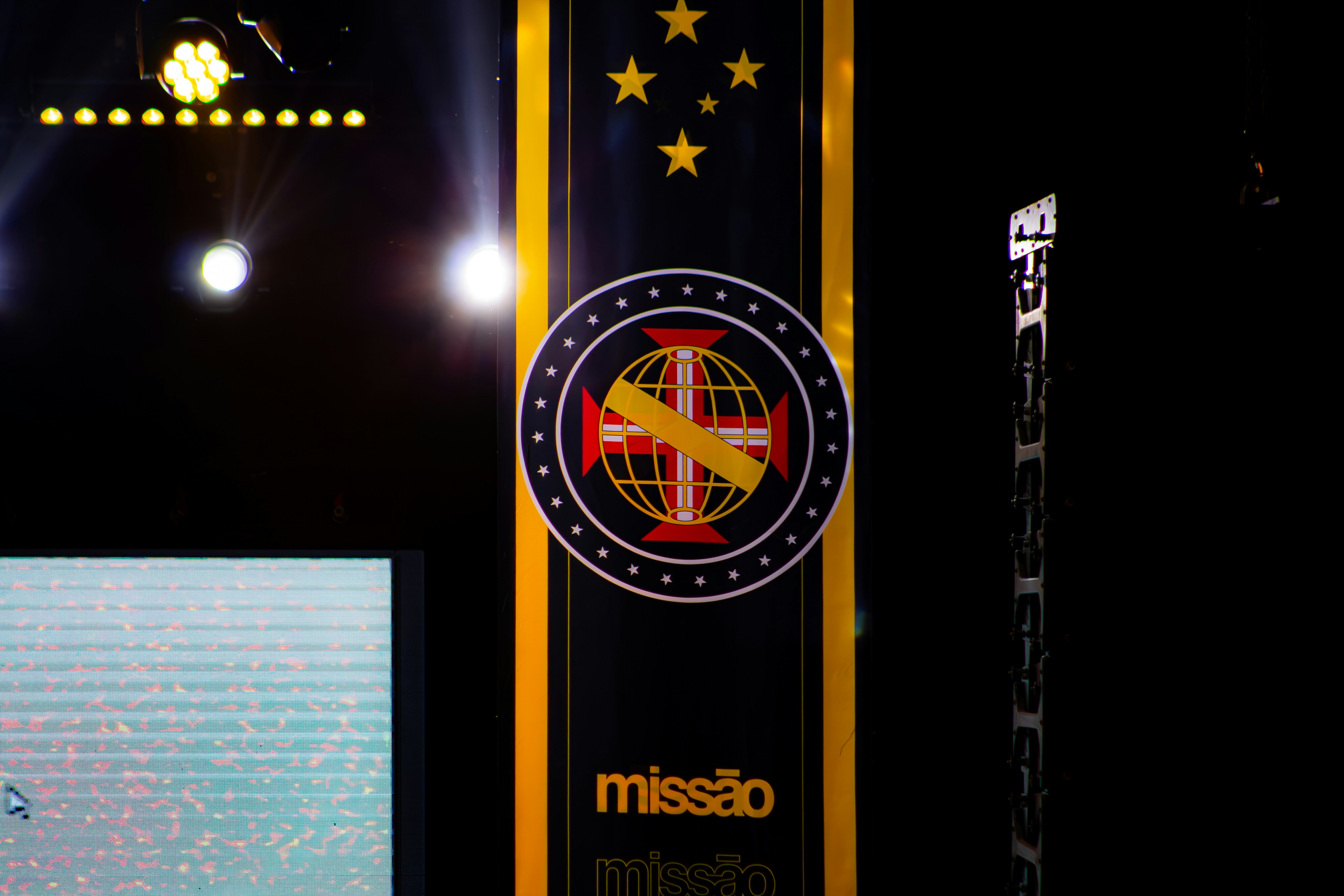 Global Gateway: Emblem Banner at Centerstage