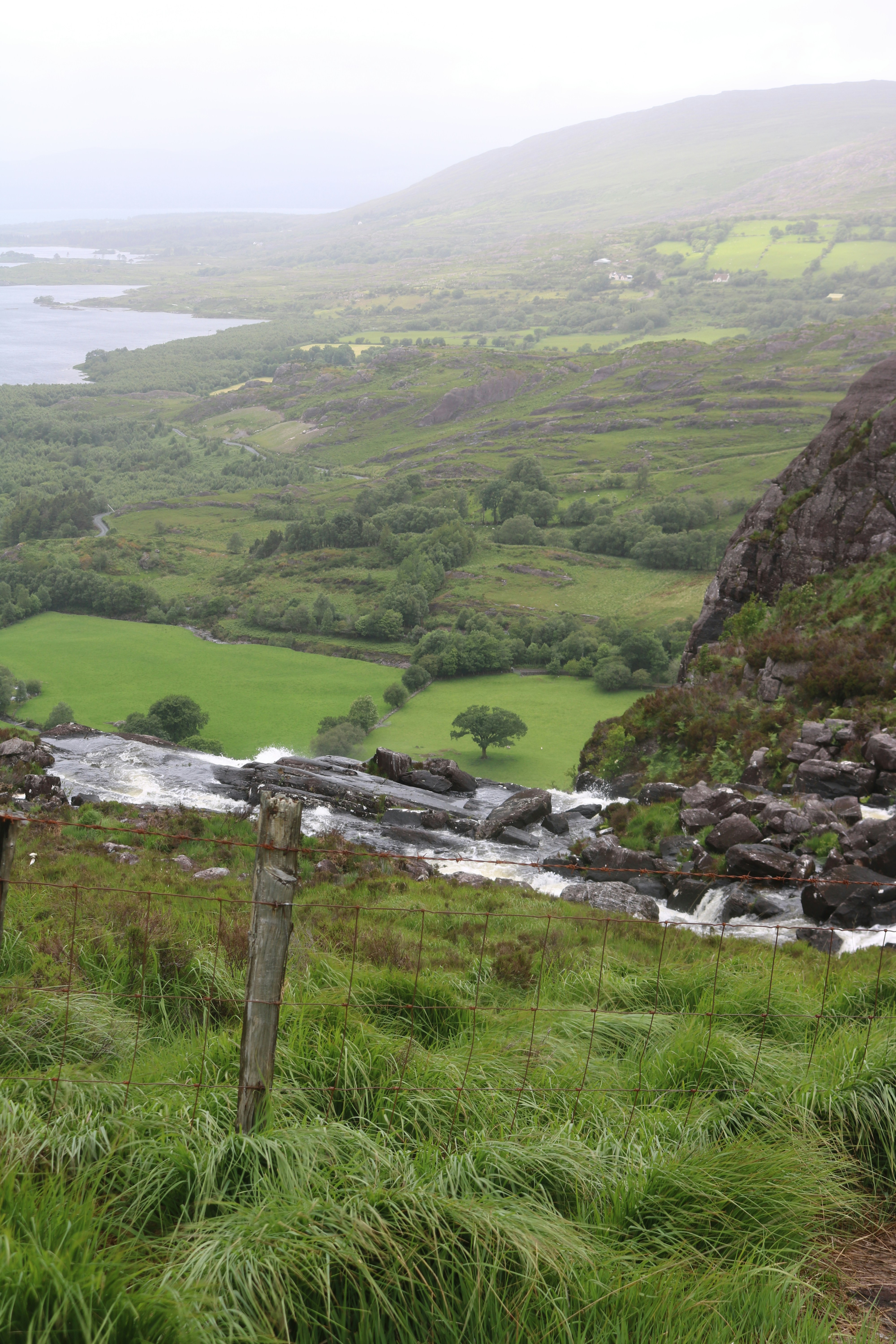 Verdant Valley Cascade from the Ridge
