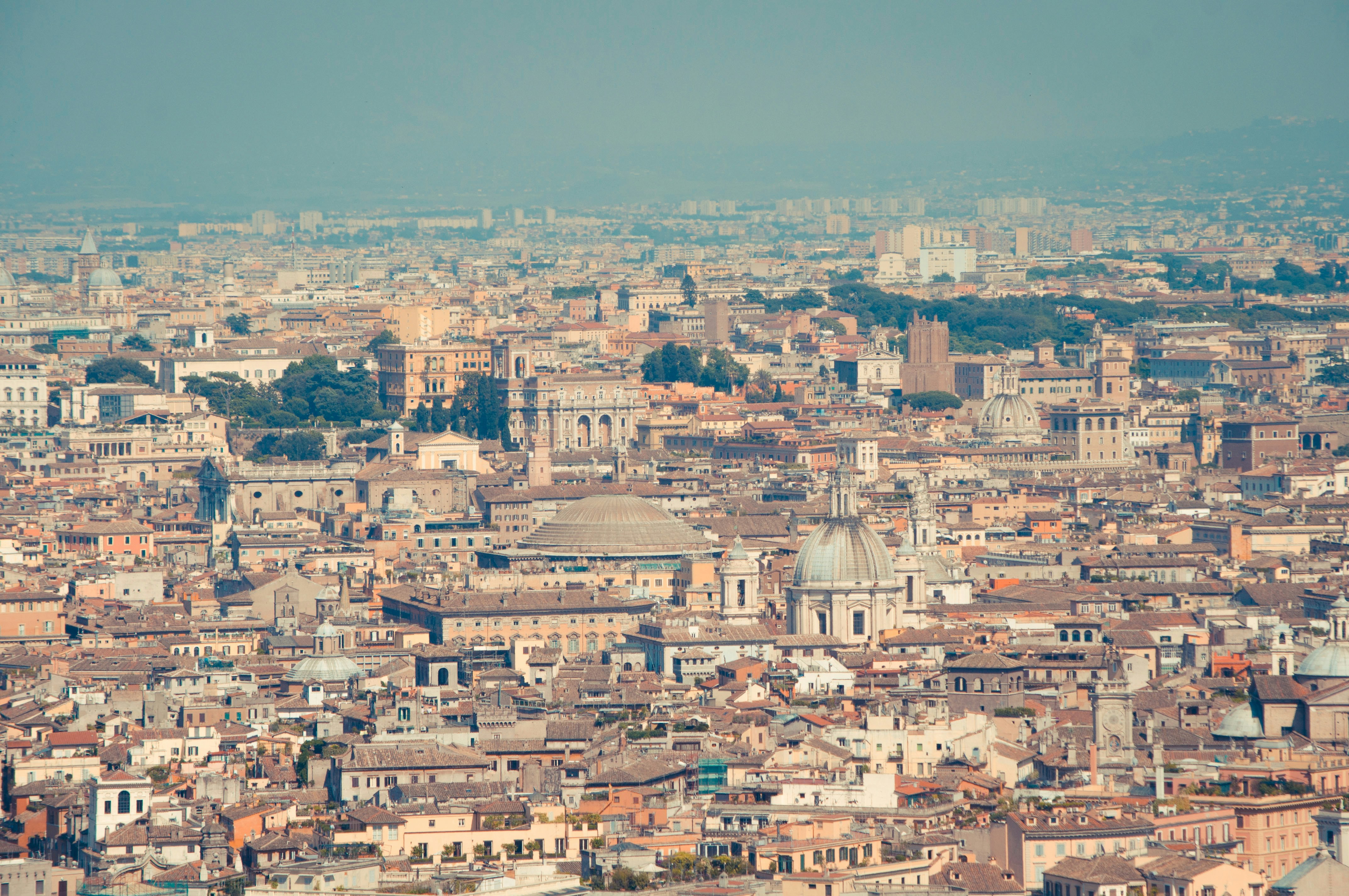 City of Domes: A Sun-Washed Panorama over Rome