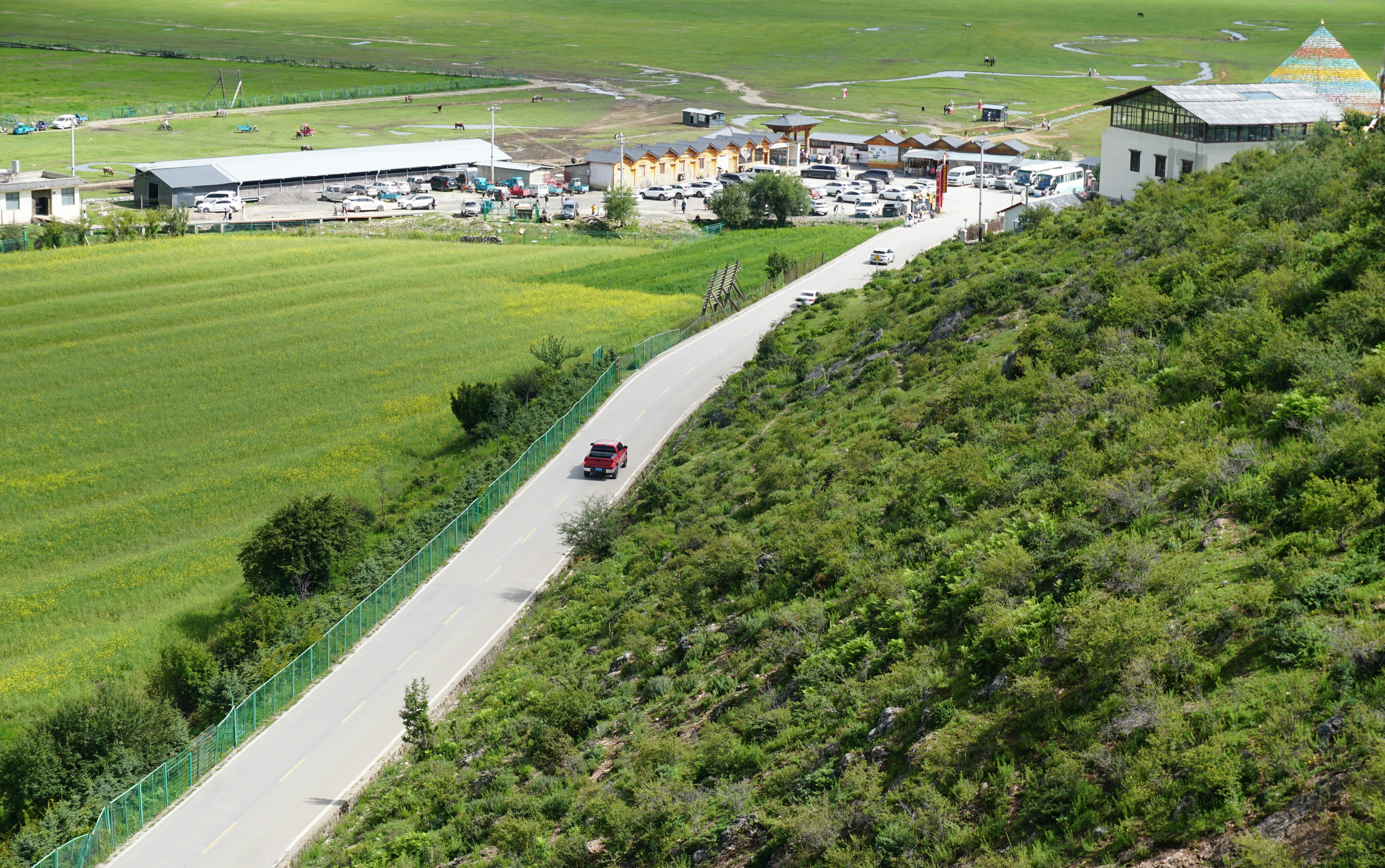 Road to the Riverside Facility