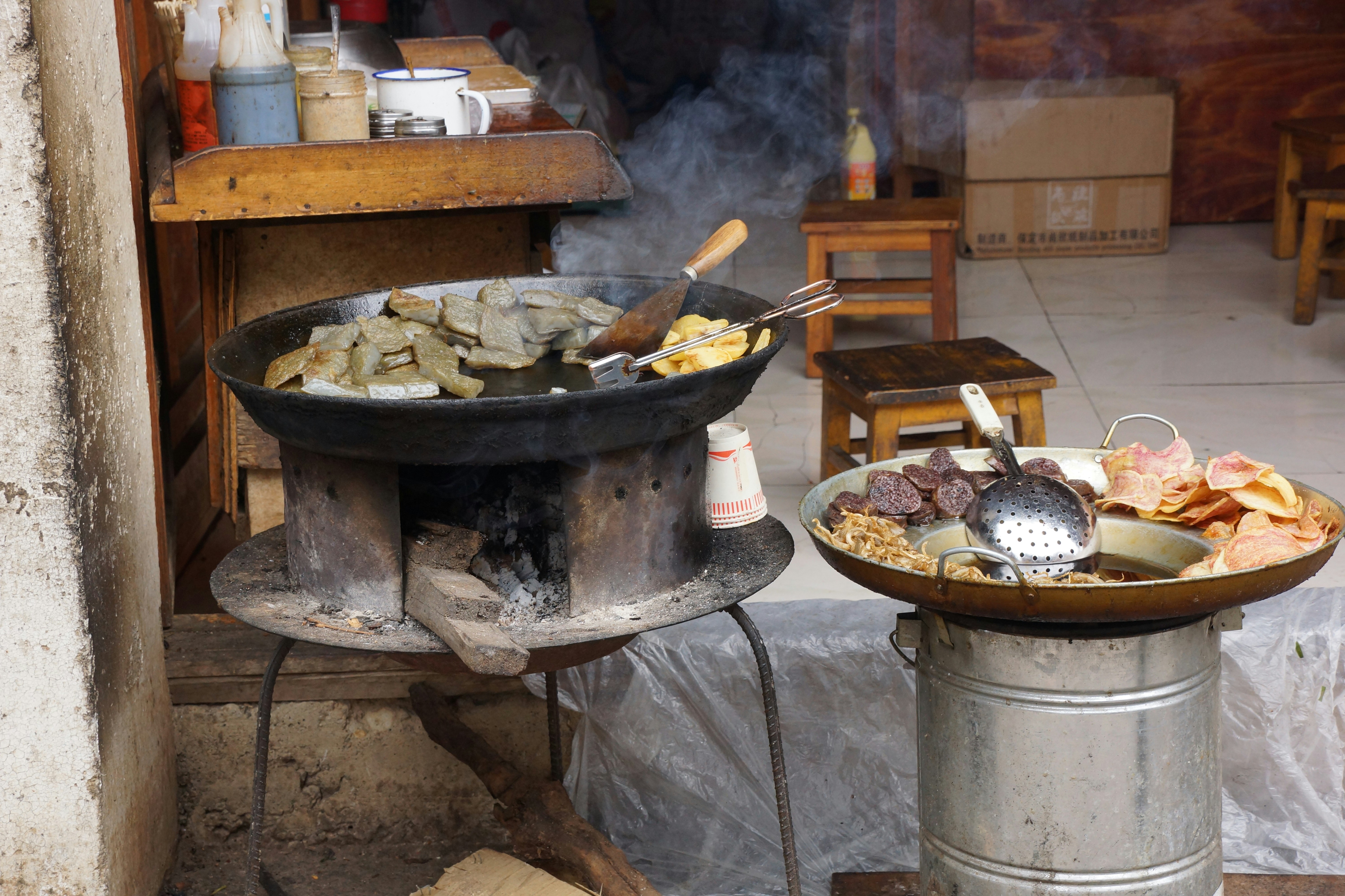 Charcoal Concoctions: A Street-Style Grill Feast by the Fire