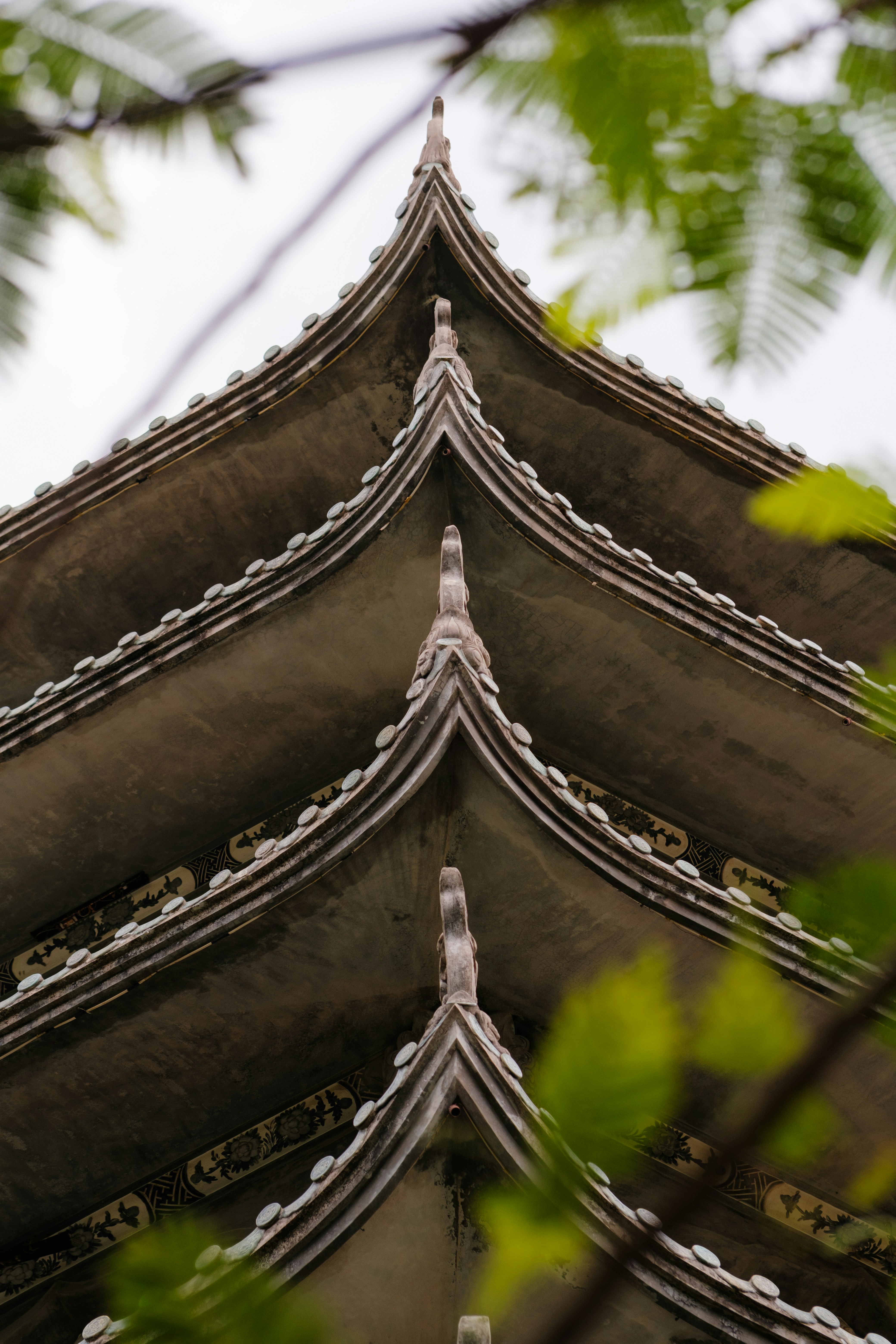 Triple Tiers: A Dragon’s Roof Reaches the Sky