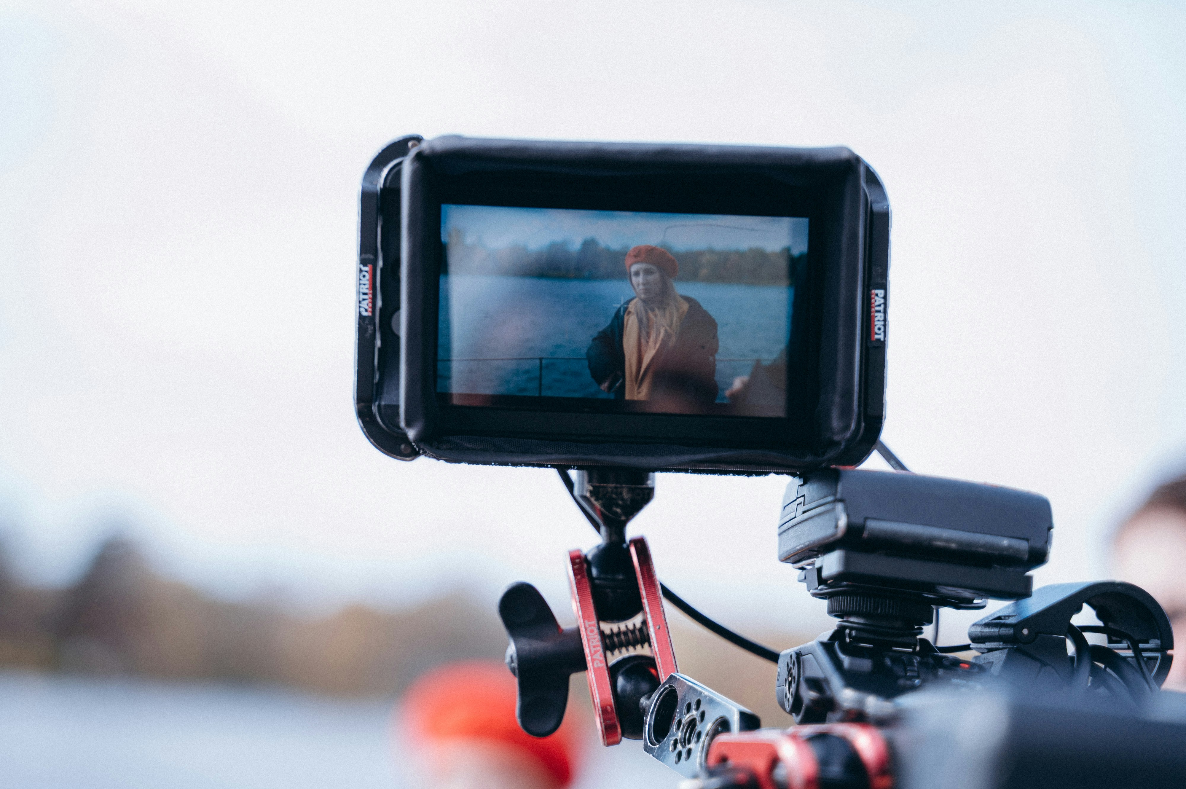 On-Camera Portrait of the Operator: A Monitor in Focus
