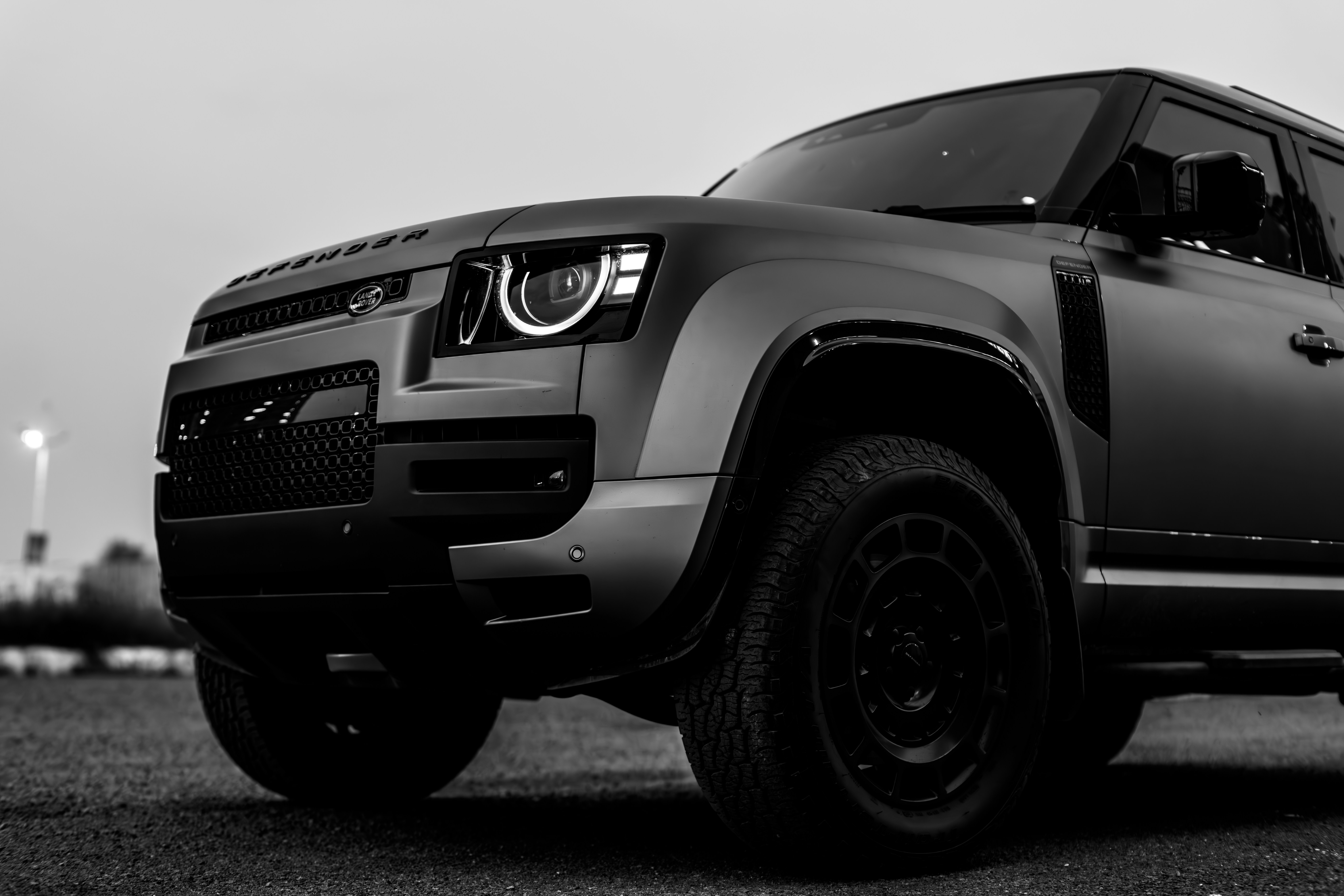 Low-Angle Stance: The Rugged Defender of the Parking Lot