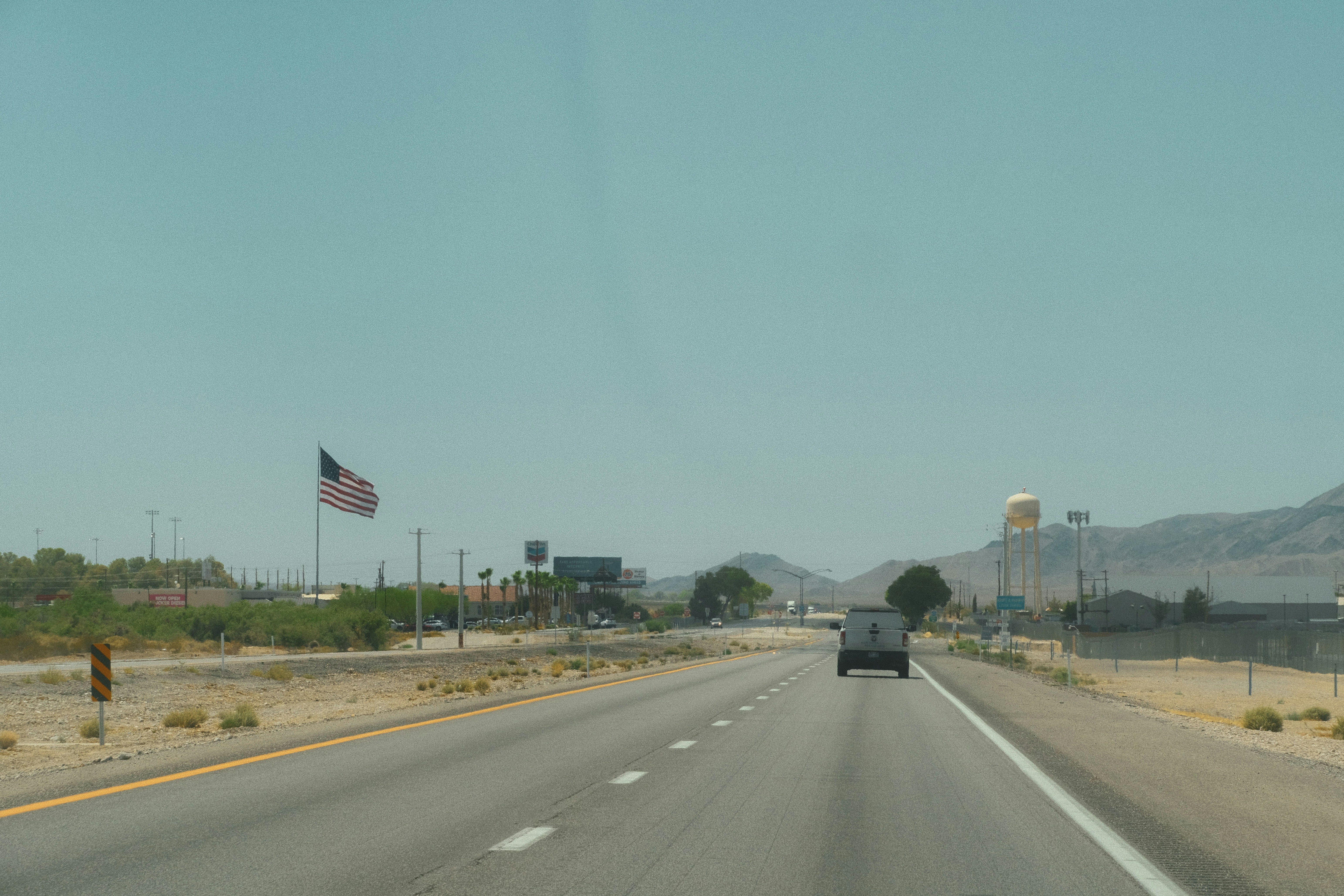 Open Road to the Desert Horizon