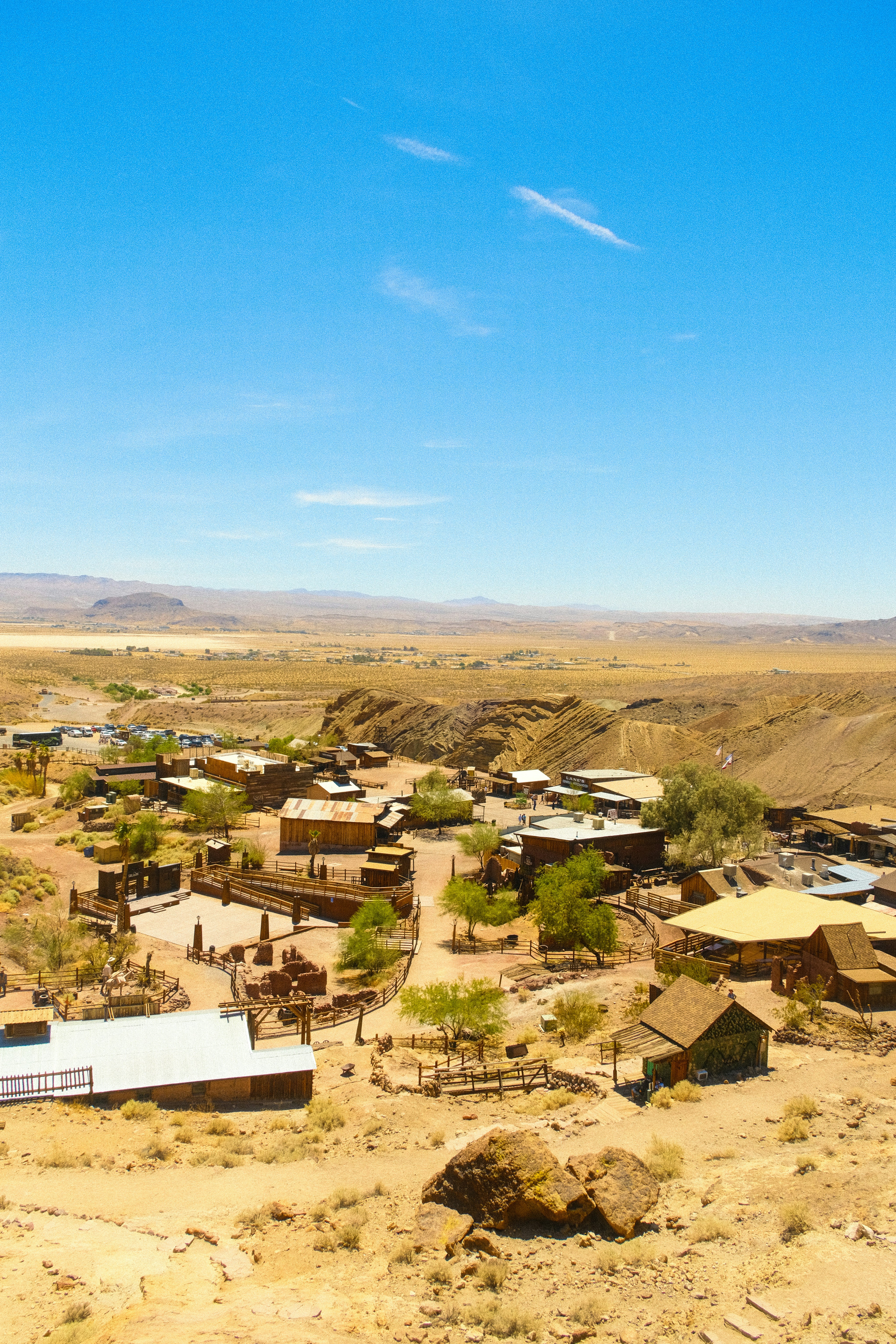 Desert Village Spill of Sunlight