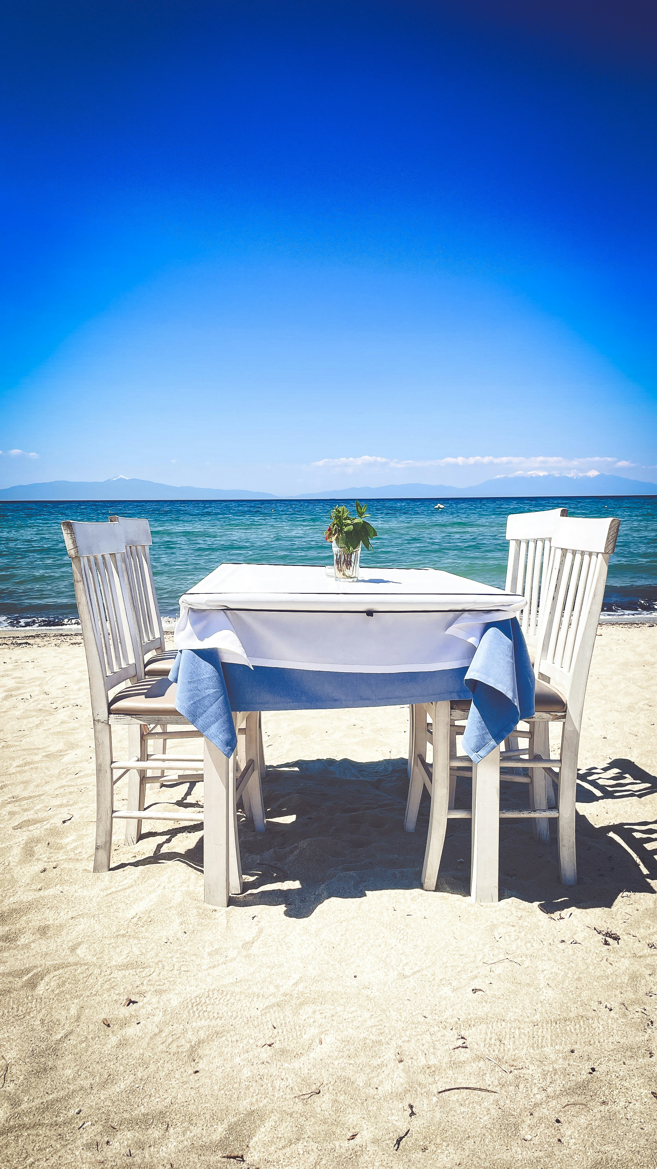 Table for Two at the Endless Blue