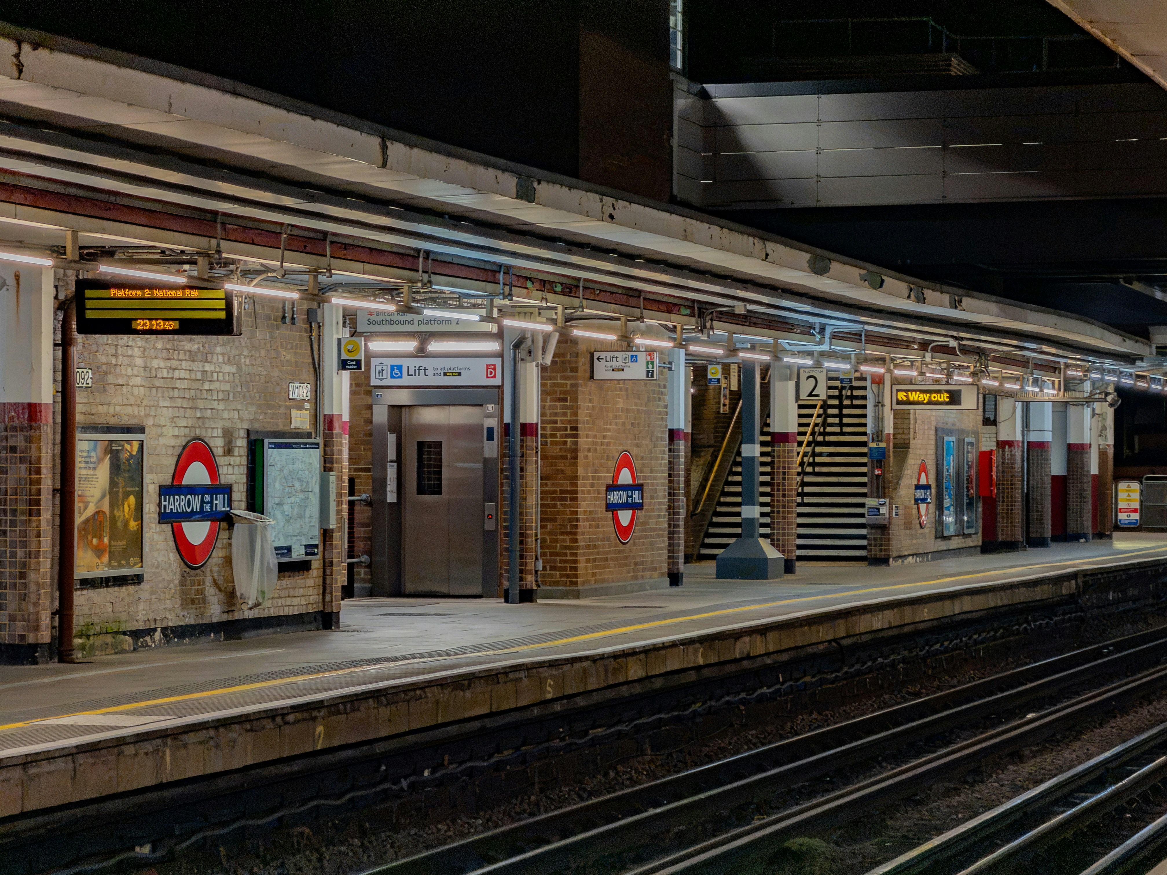 Midnight Platform: Echoes of a London Underground Stop