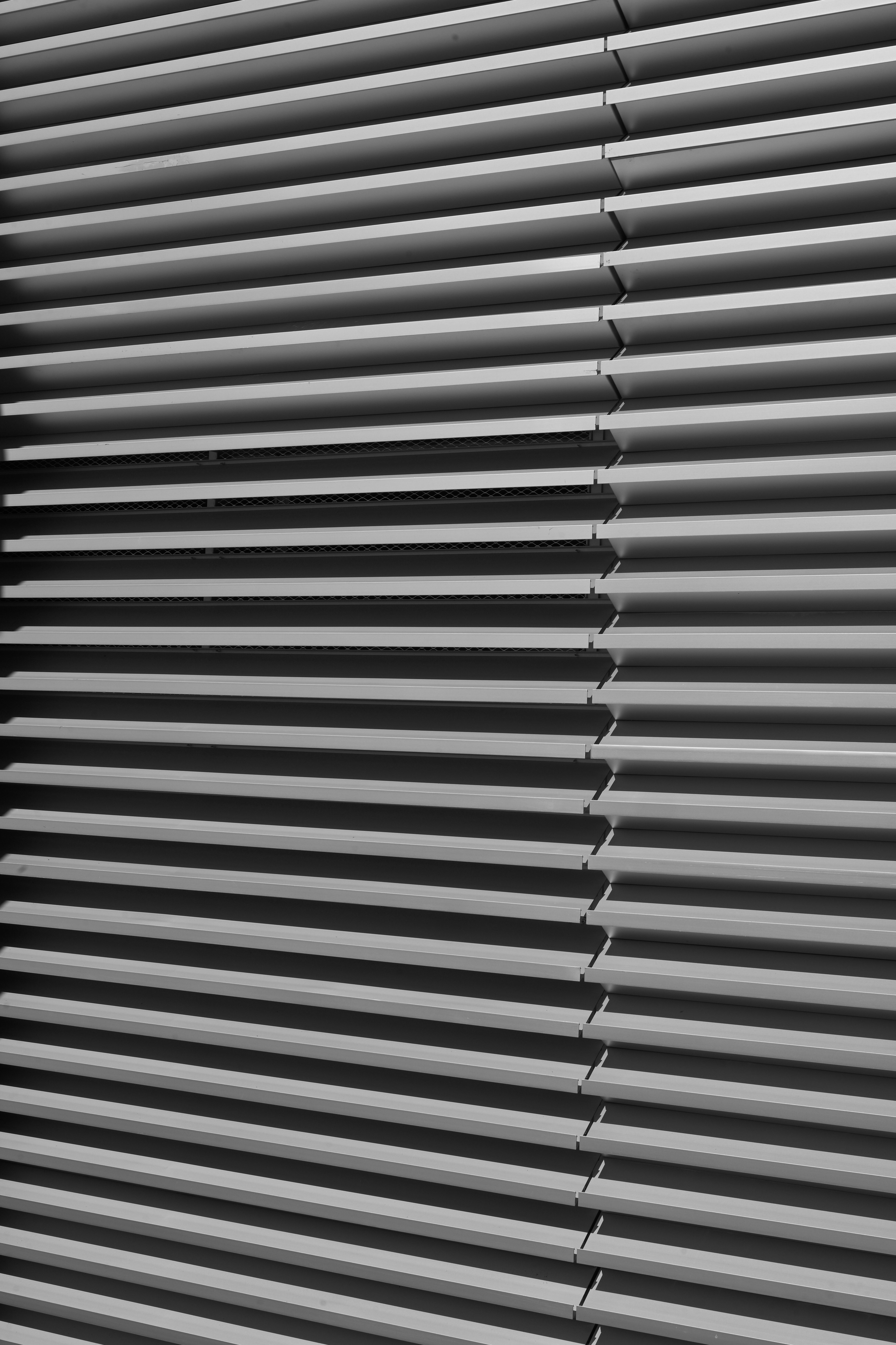 Monochrome Corrugation: Even Slats of Silence
