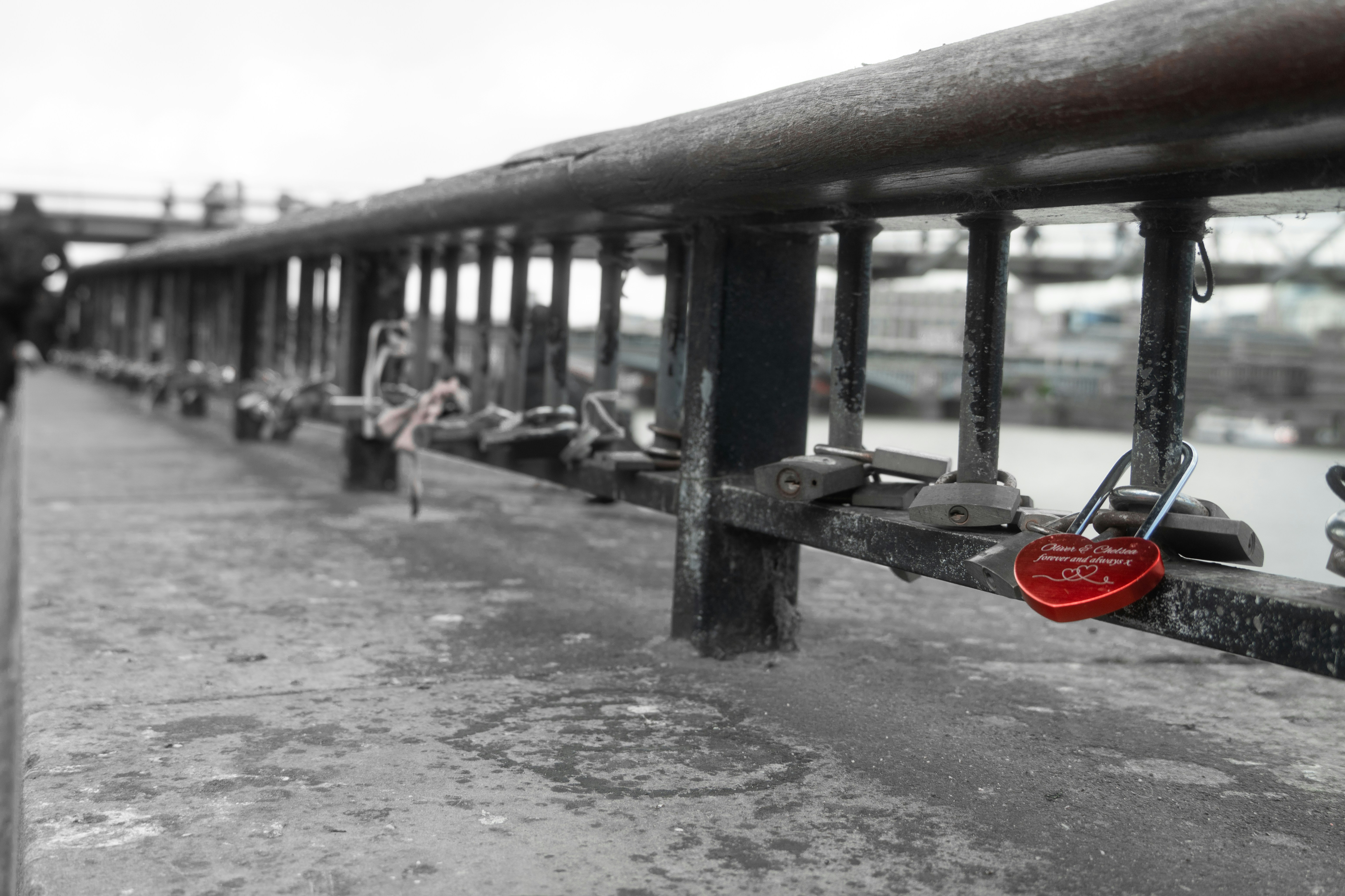 Locks on the Pier: A Quiet Moment by the Waterfront