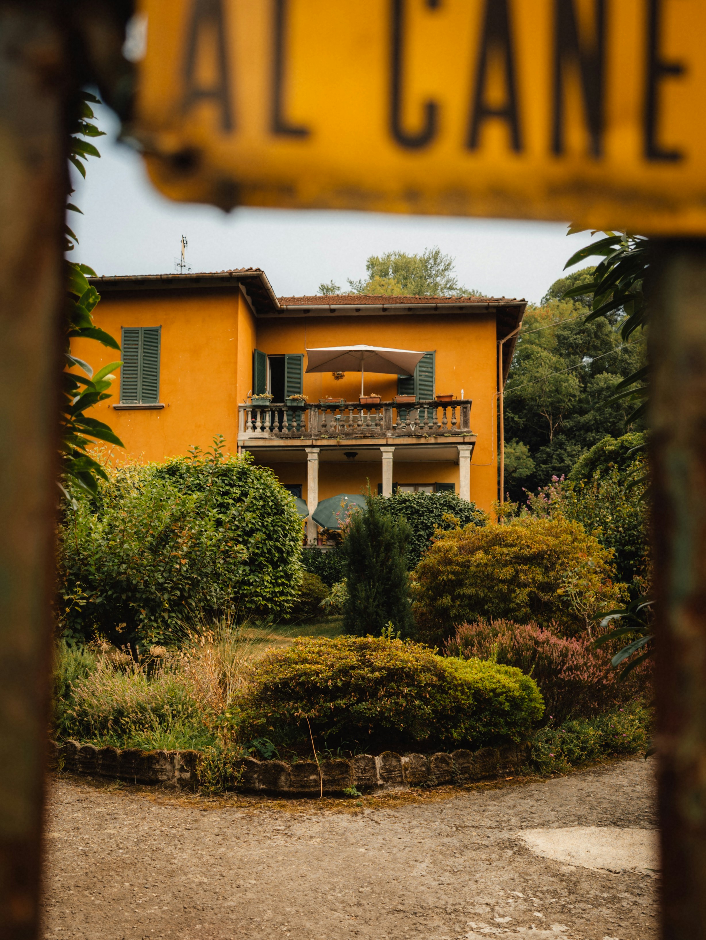Yellow Villa on a Lush Italian Estate