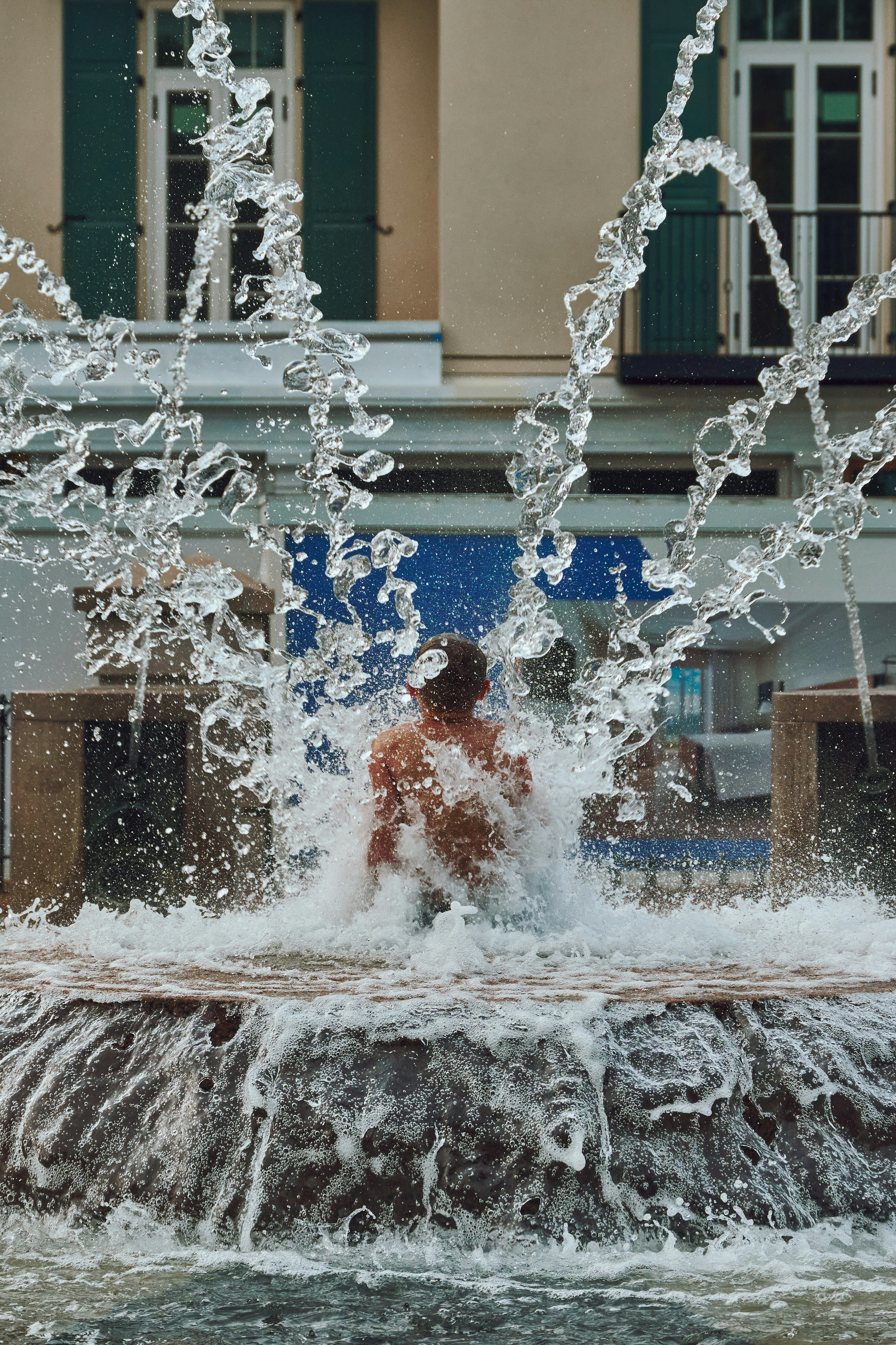Splash Zone: A Spout of Summer Under a Fountain Frame