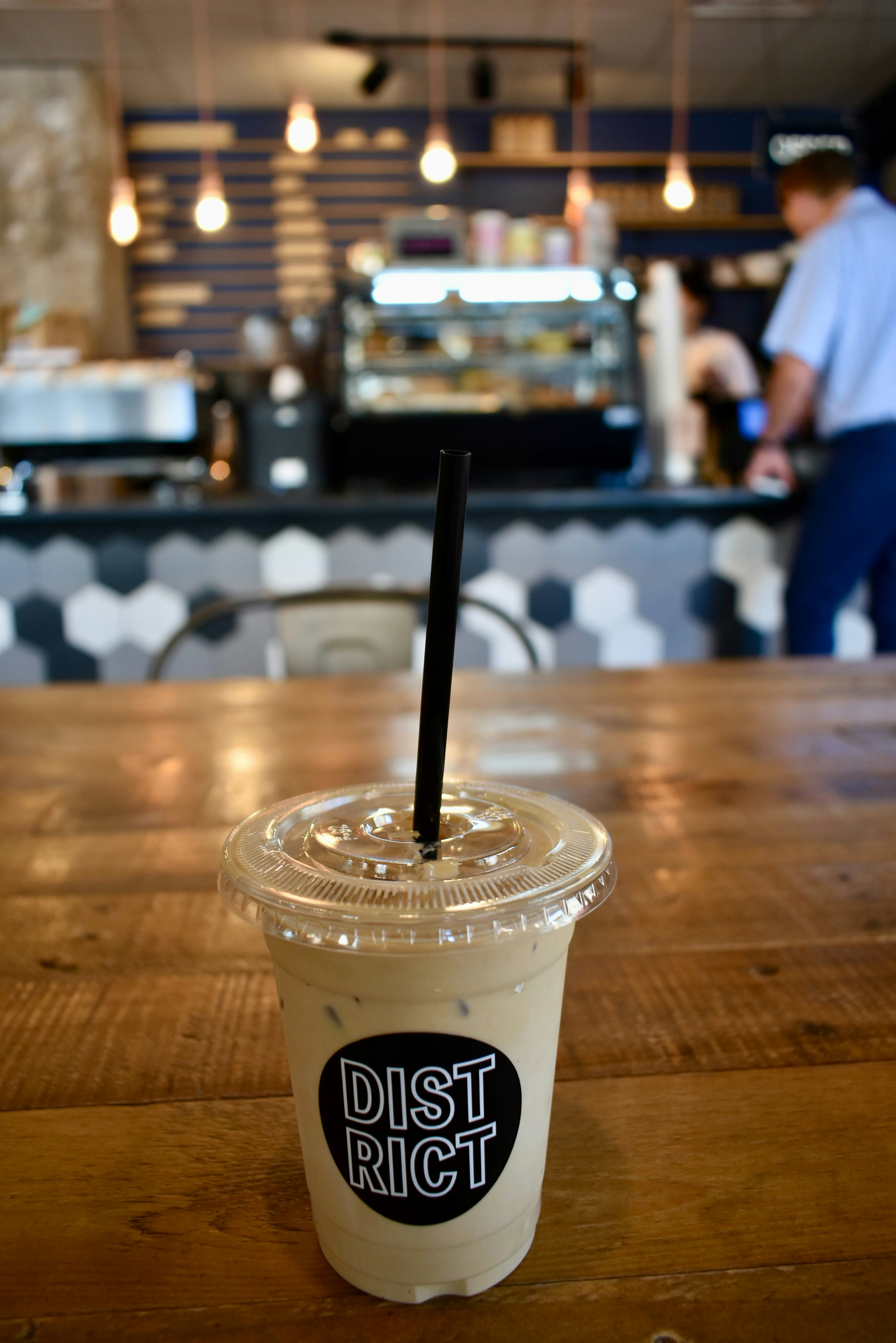 Strawberry Latte at the Quiet Counter
