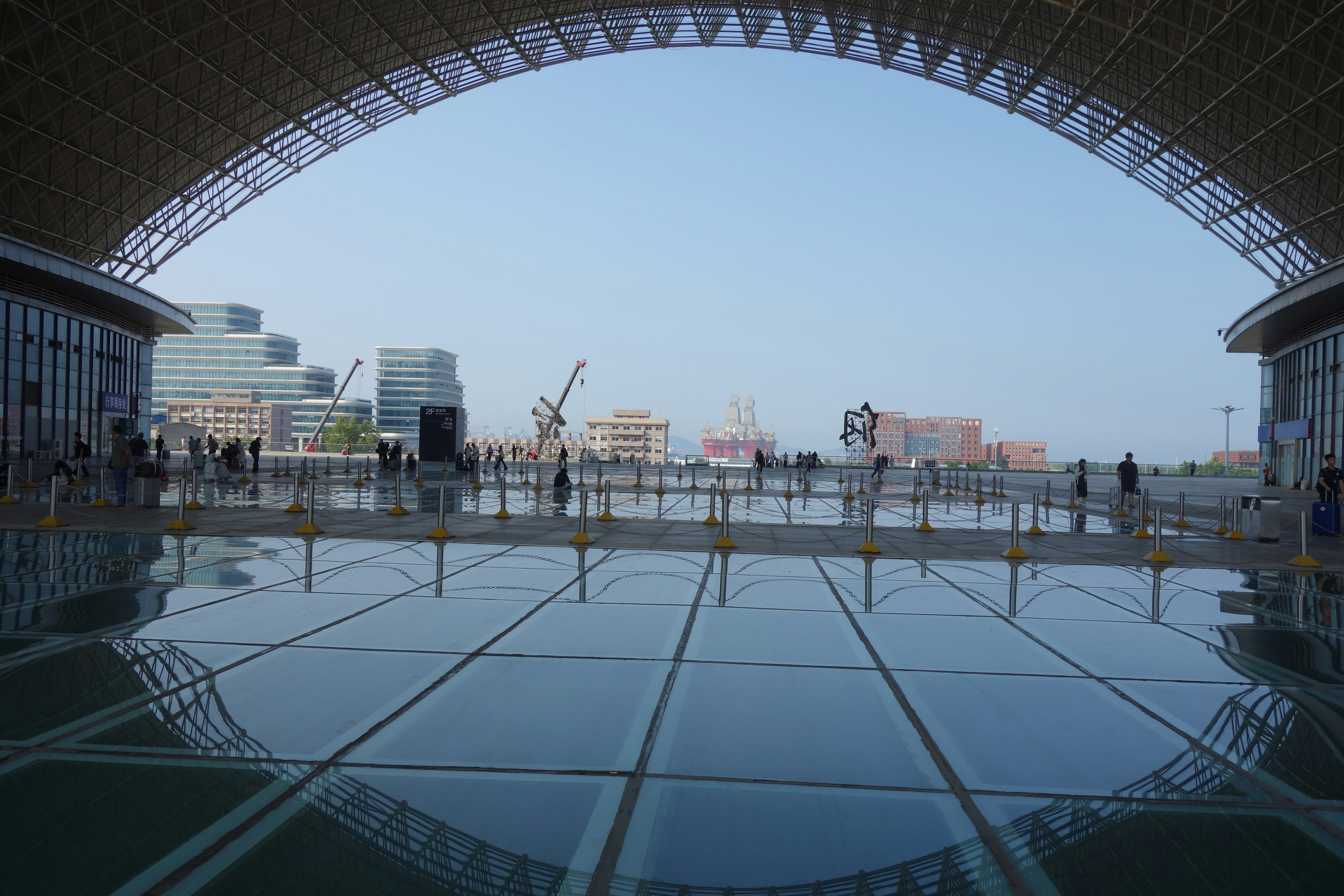 Symmetry at the Glass Roof