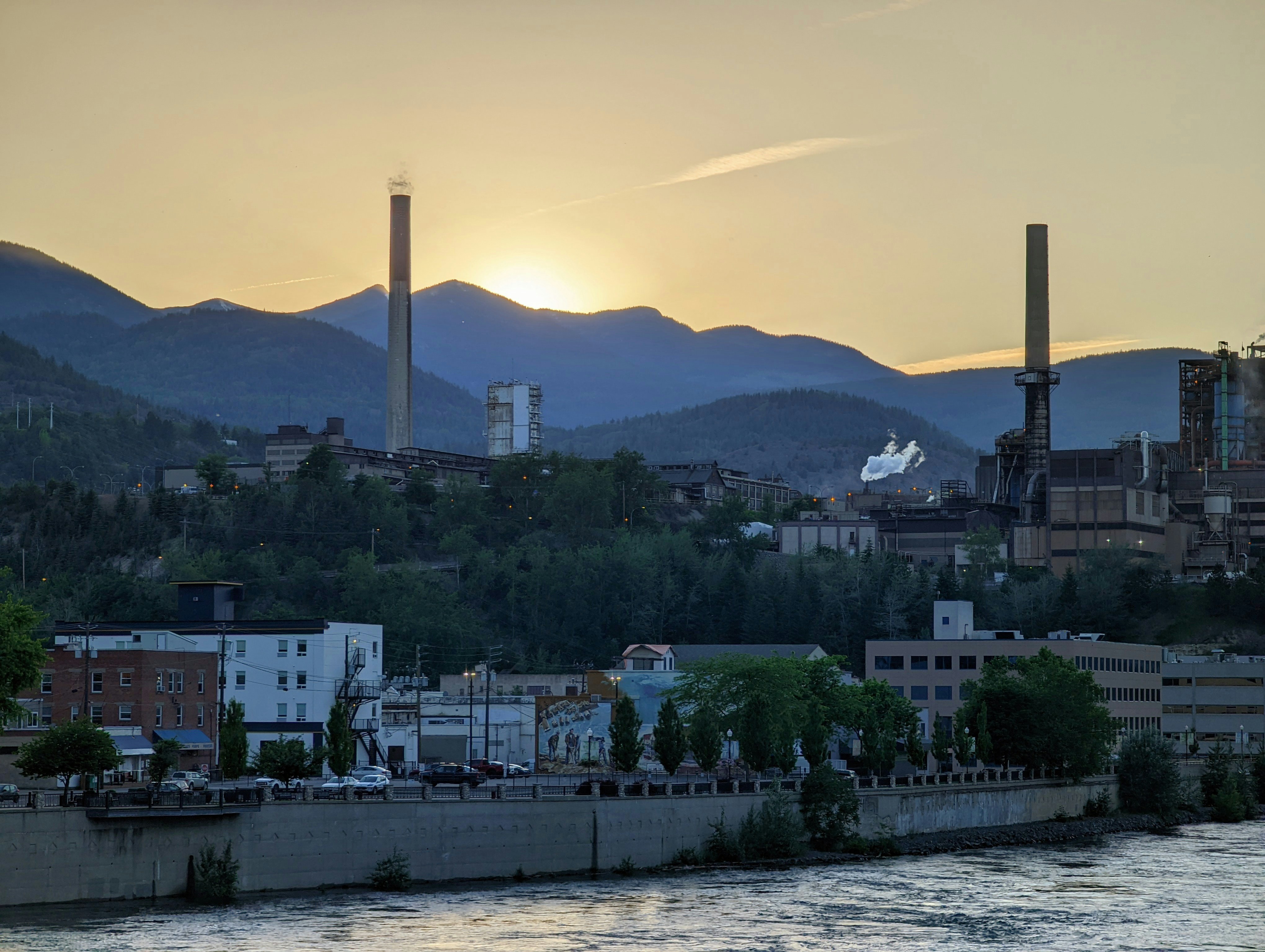 Sunrise Over the Industrial Ridge