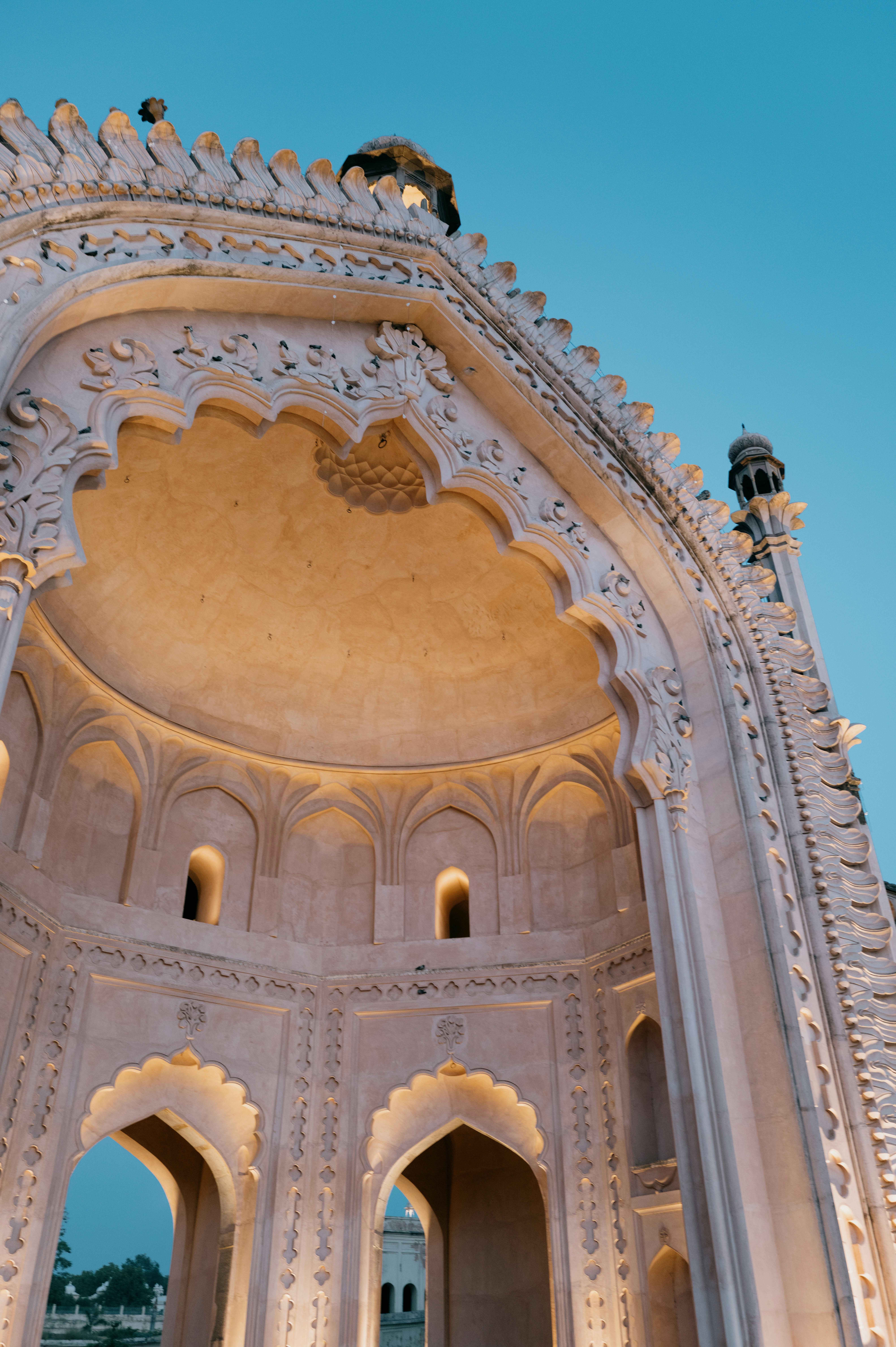 Ornate Archway in warm Indian Architectural Light