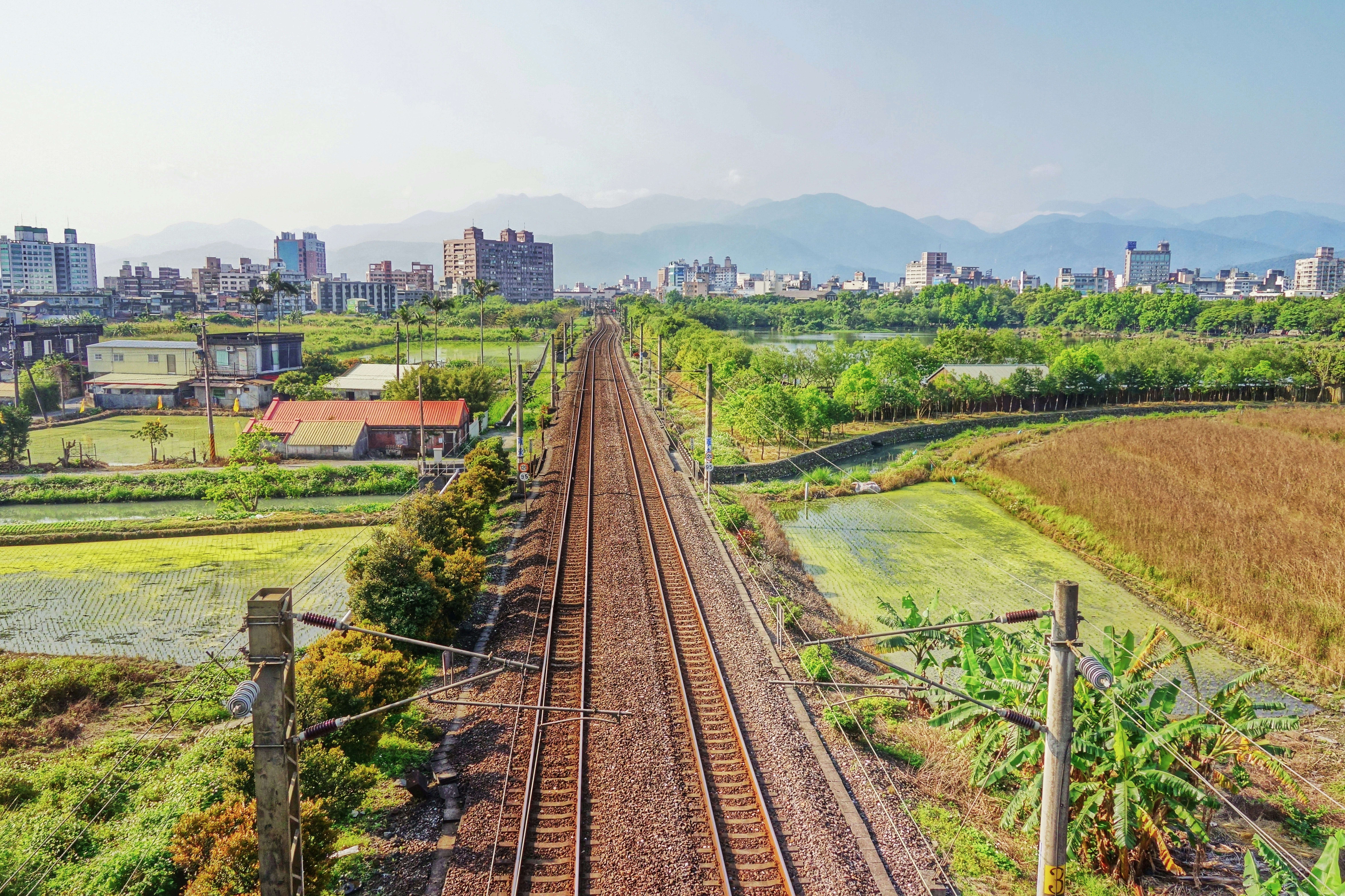 Tracks to the Horizon: Rails Through a Suburban Valley