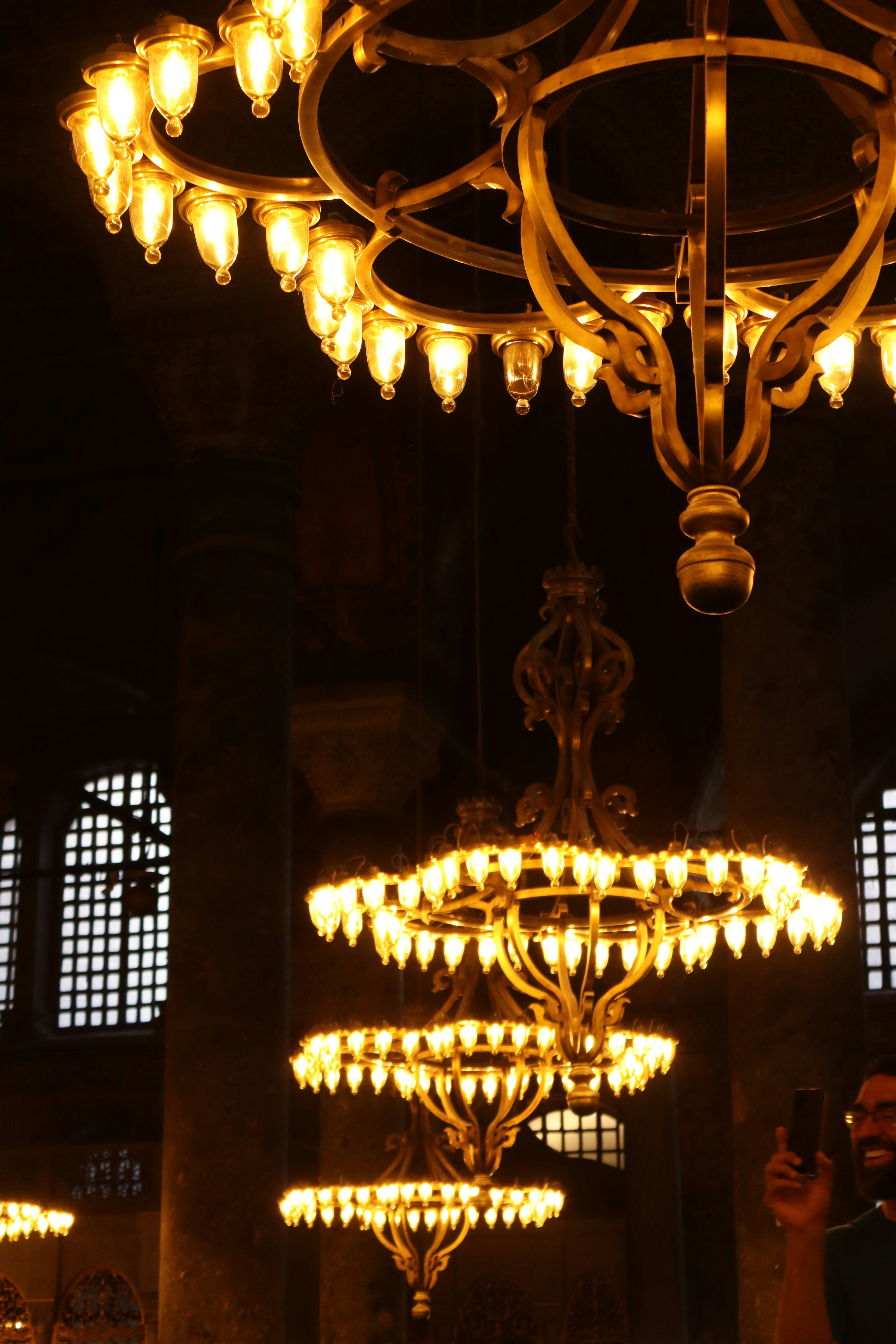 Golden Orbs in a Cathedral Glow