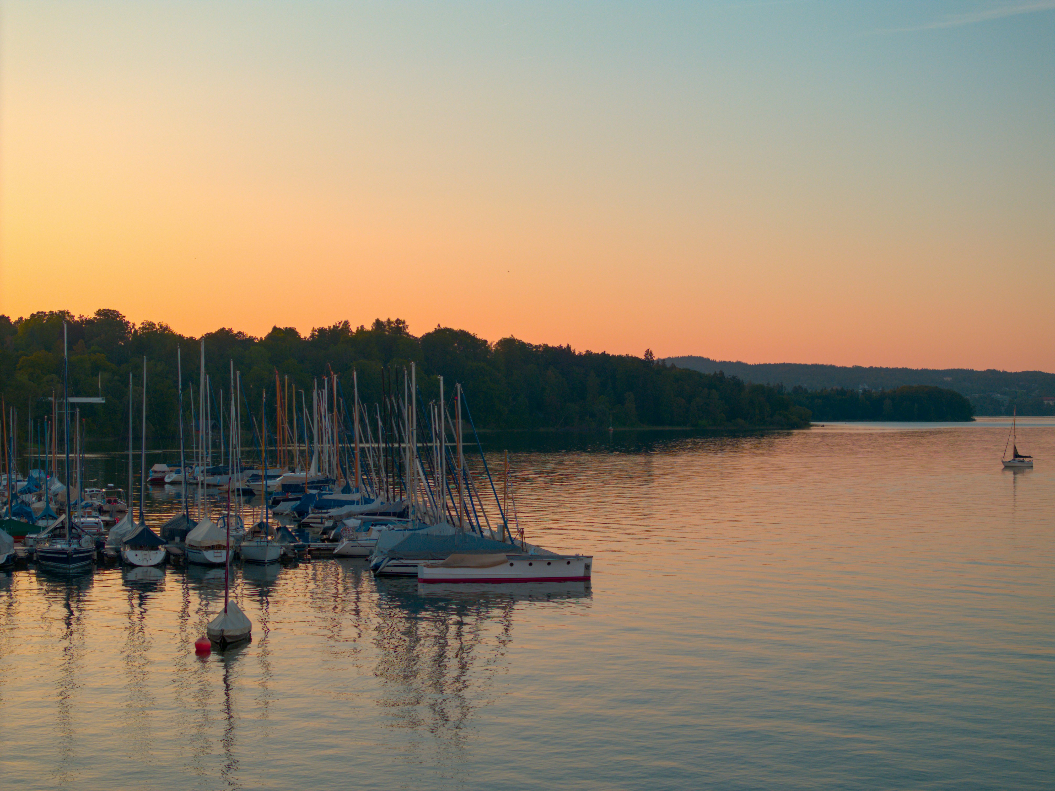 Dusk at the Quiet Marina