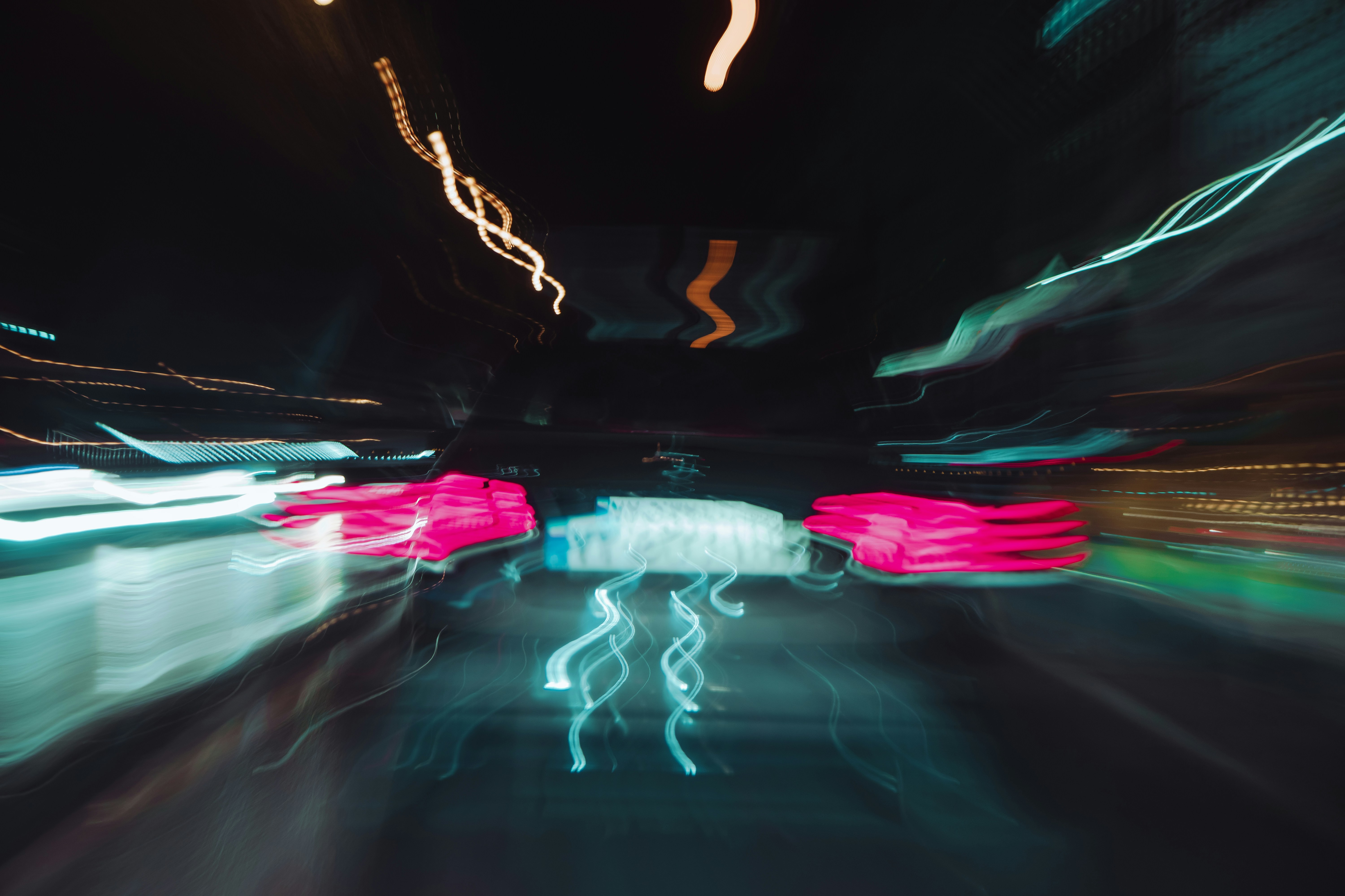 Neon Haight: Velocity Through a Blur of Night