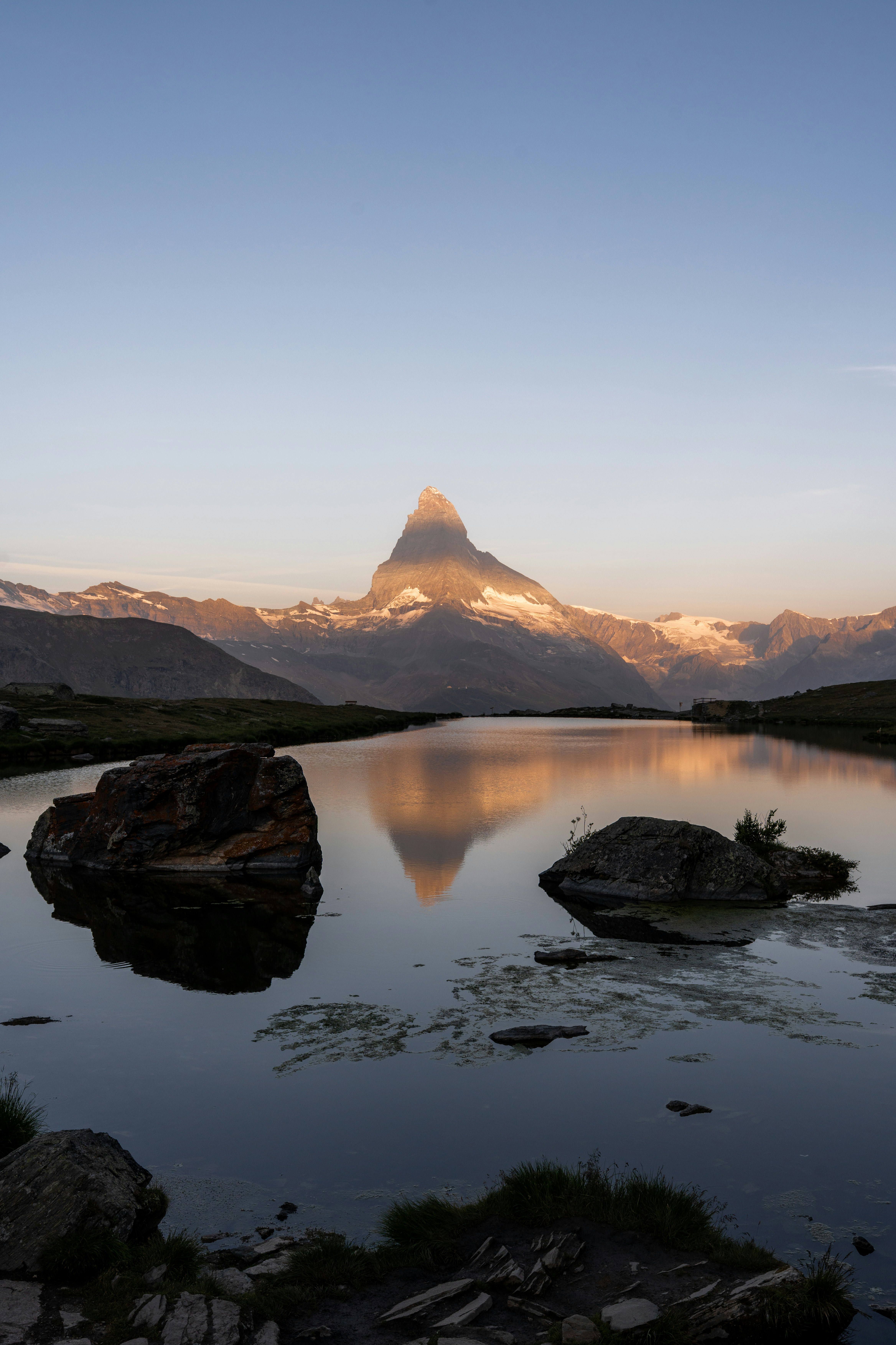 Matterhorn at Dusk: A Mirror of Still Waters