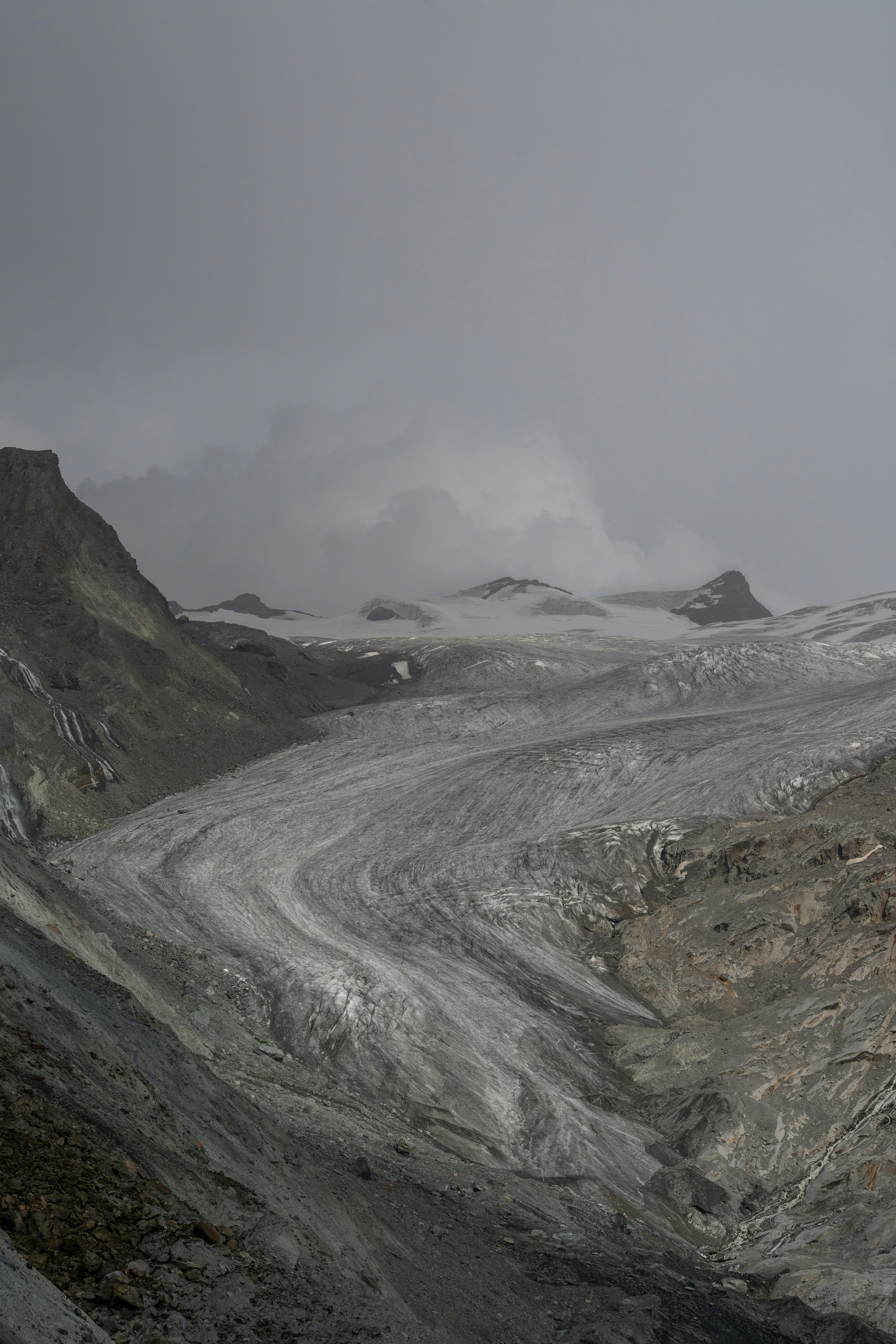 Glacier Gorge under a Stormy Crown