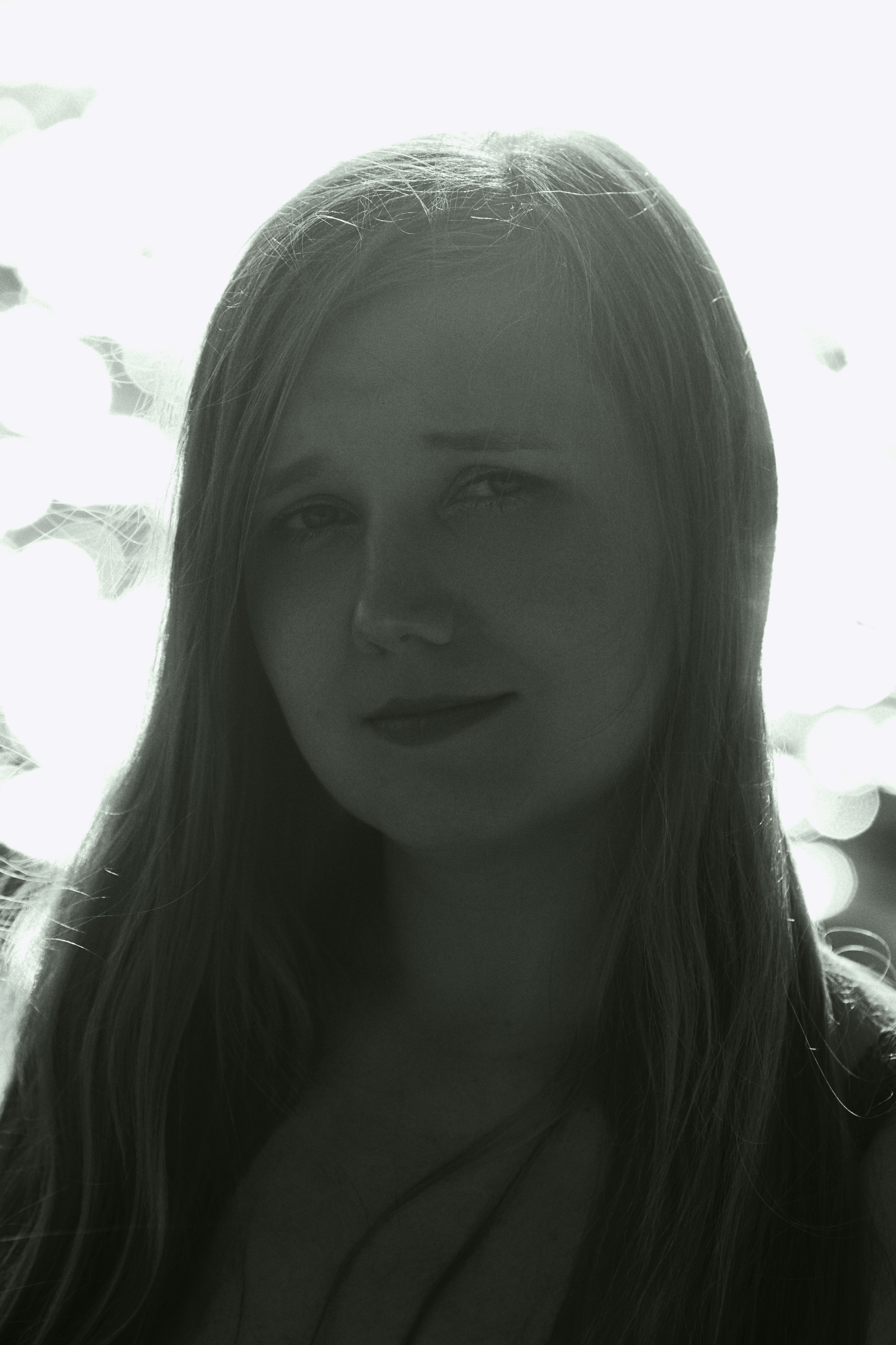 Soft silhouette: a quiet portrait of light and gaze