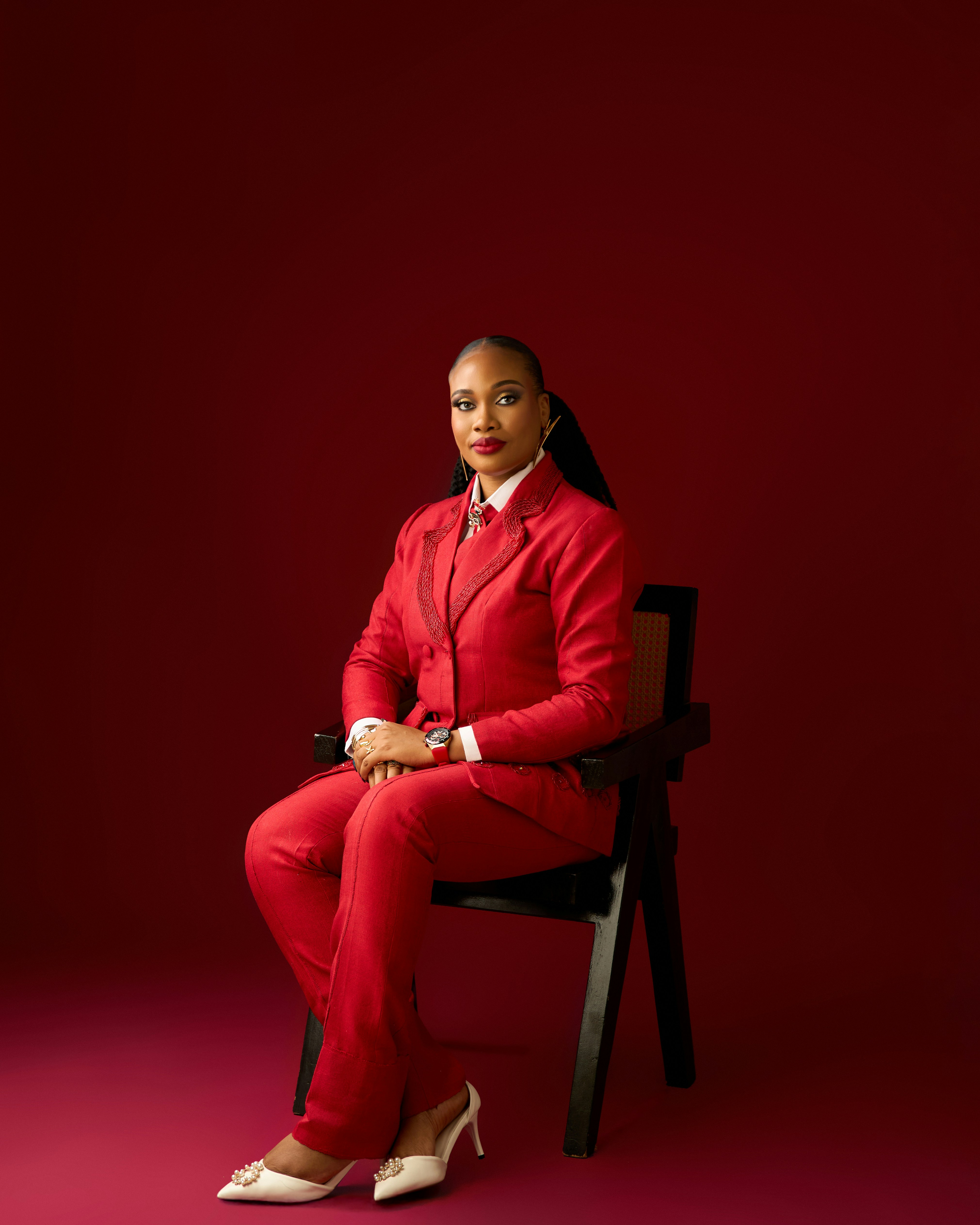 Crimson Attire, Quiet Confidence