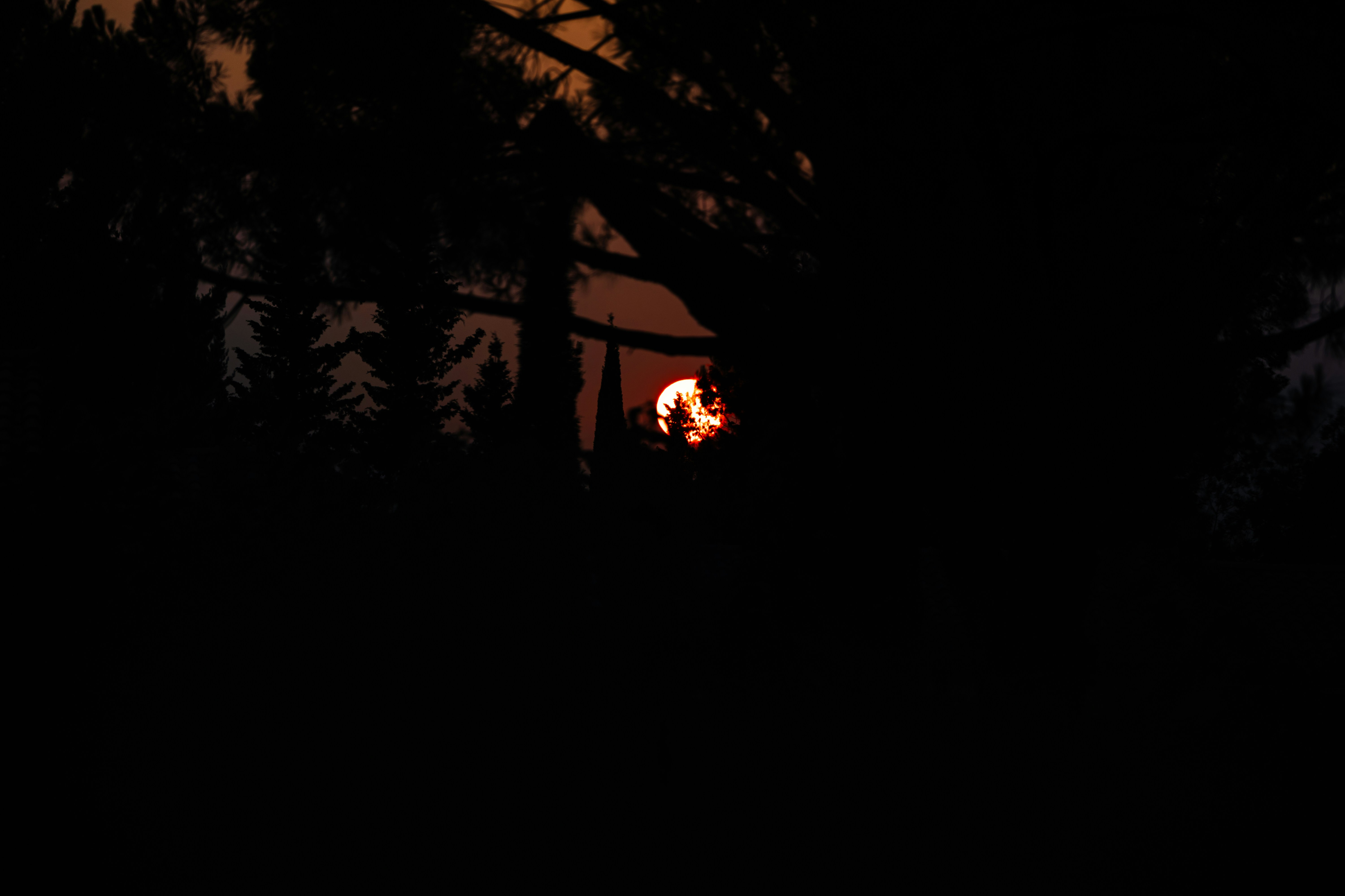Coucher de soleil avec filtre ND