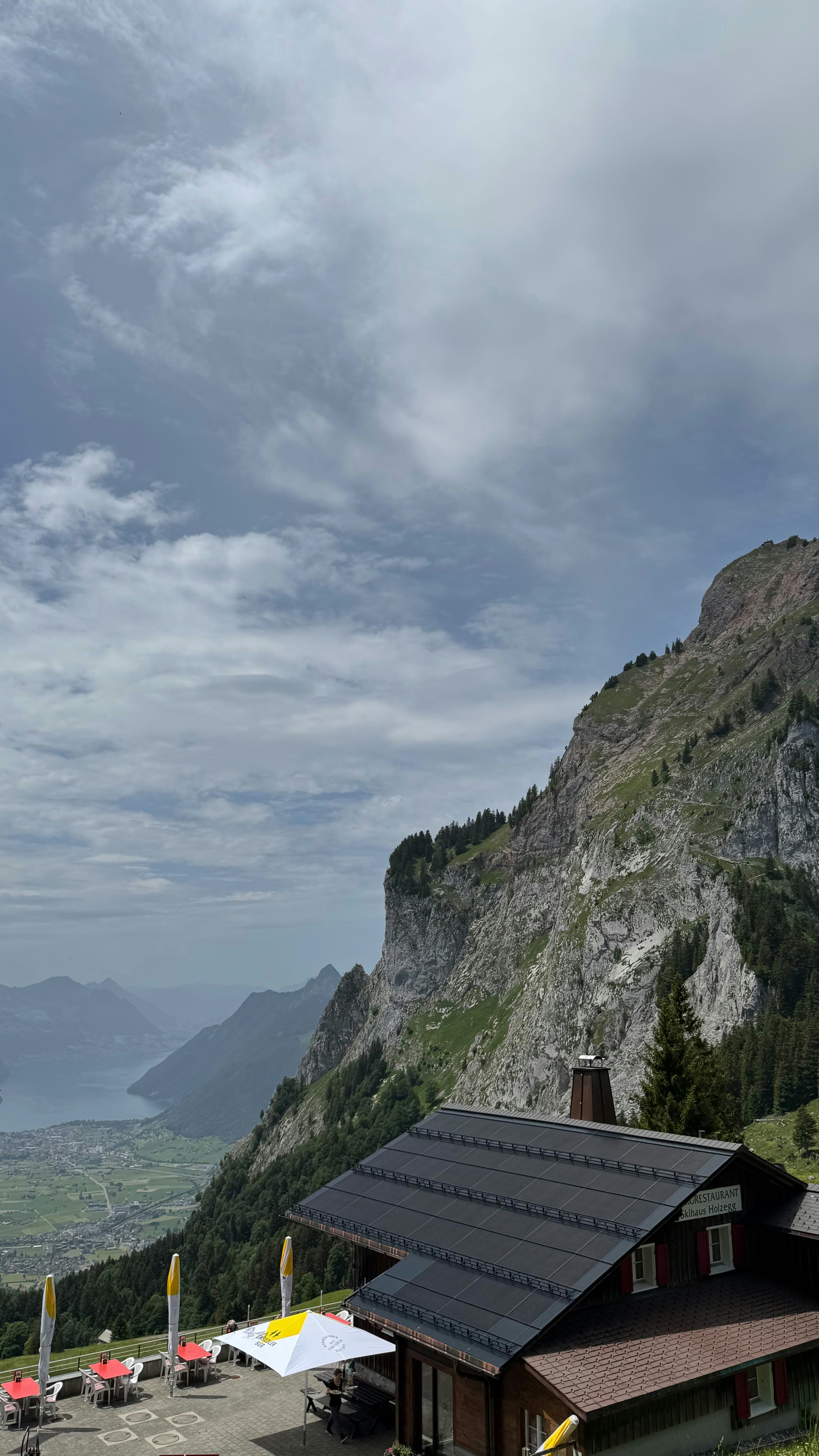 Alpine Refuge Overlooking the Valley