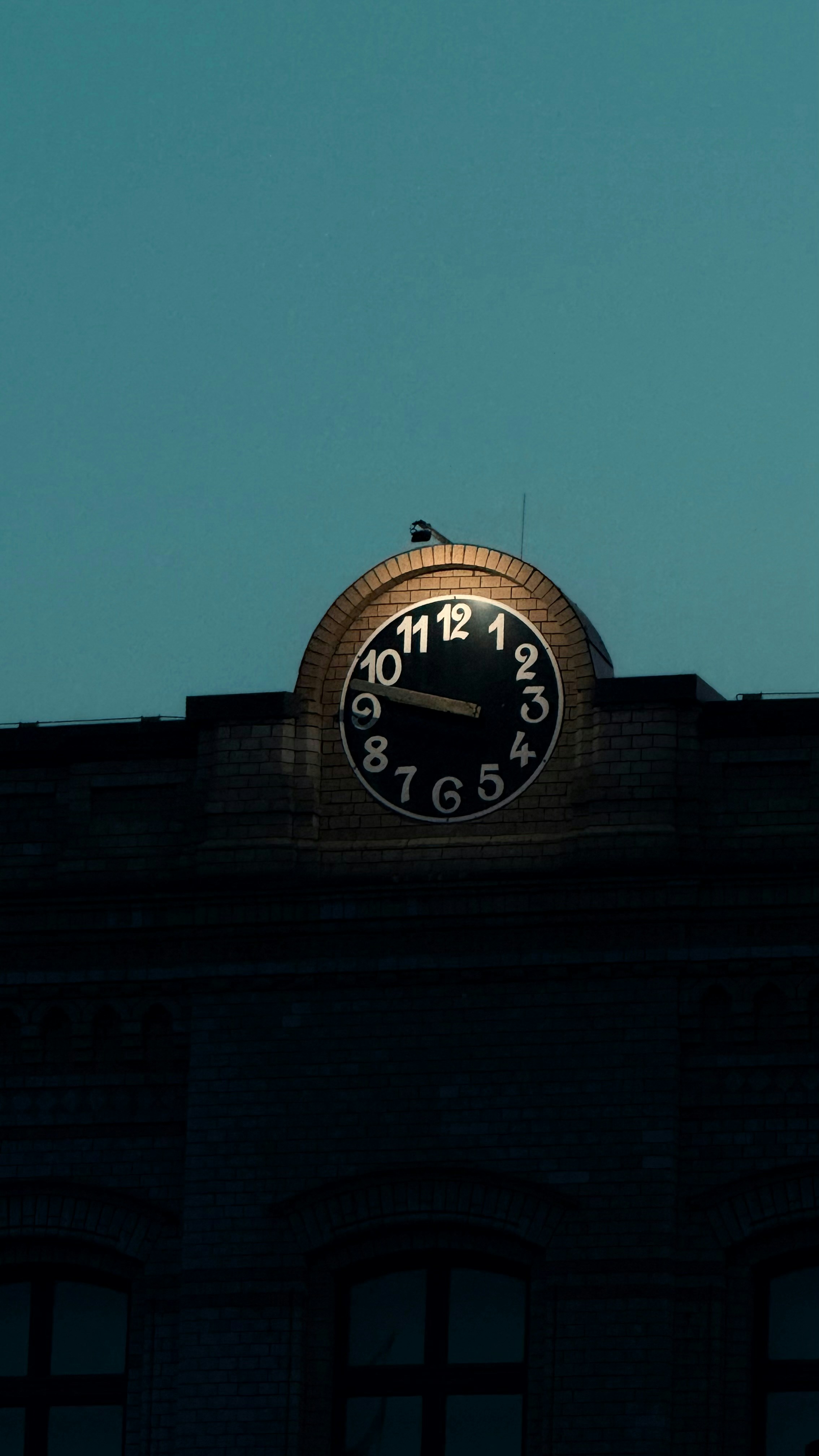 Midnight Clocktower: A Quiet Sentinel Over the City