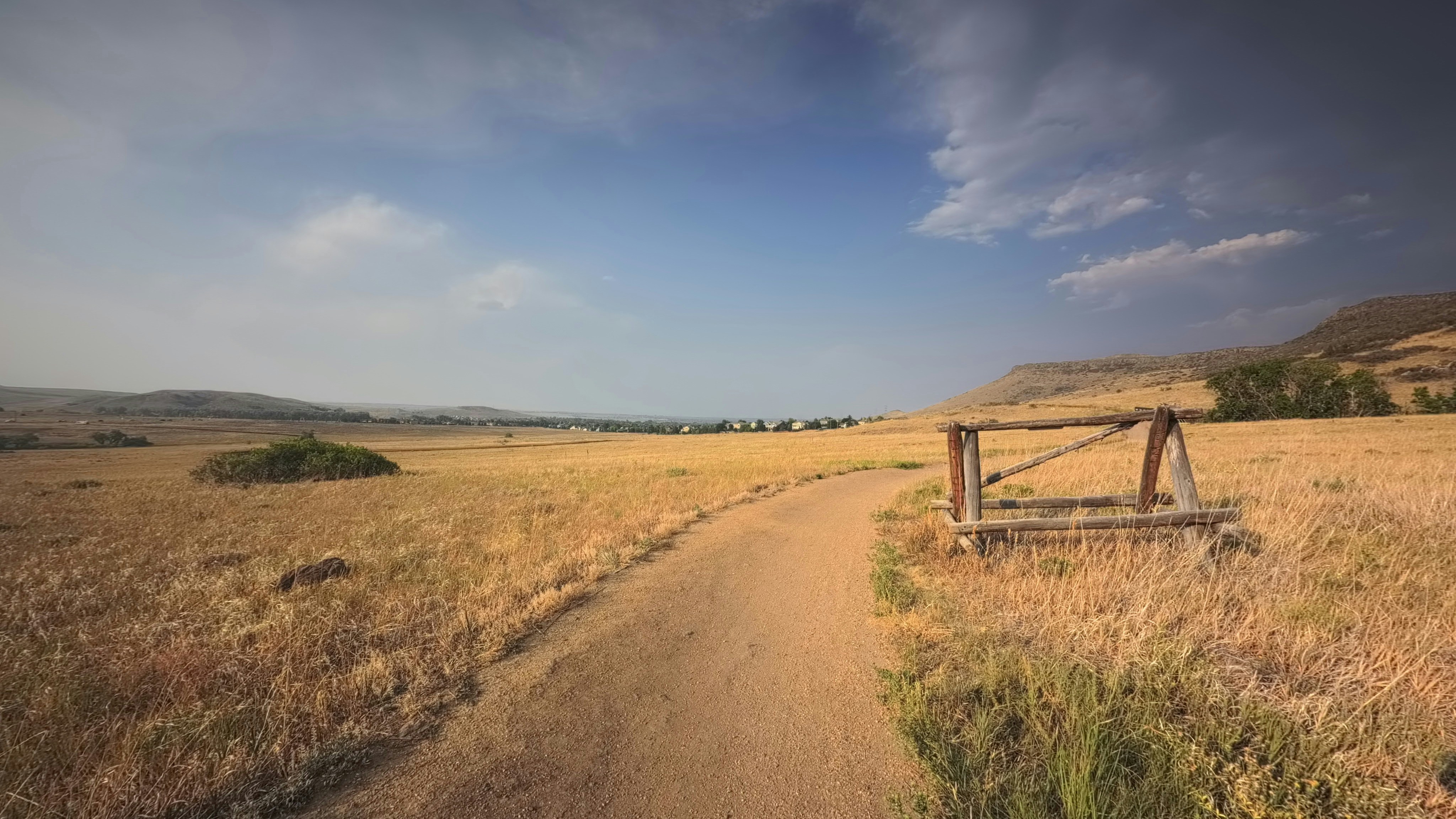 Dusty Path to the Horizon: A Quiet Open Range