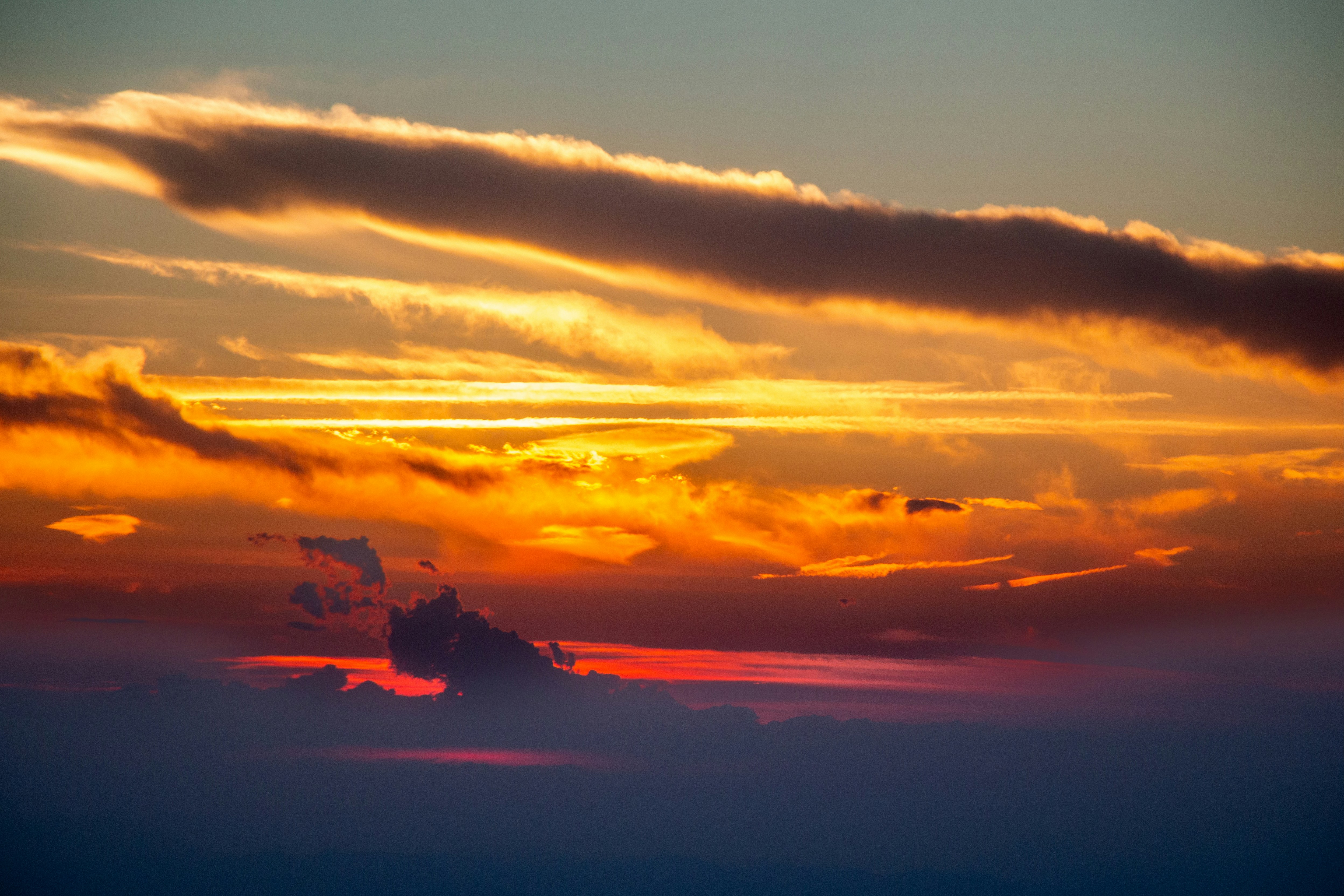Horizon of Fire: A Quiet Confluence at Sunset