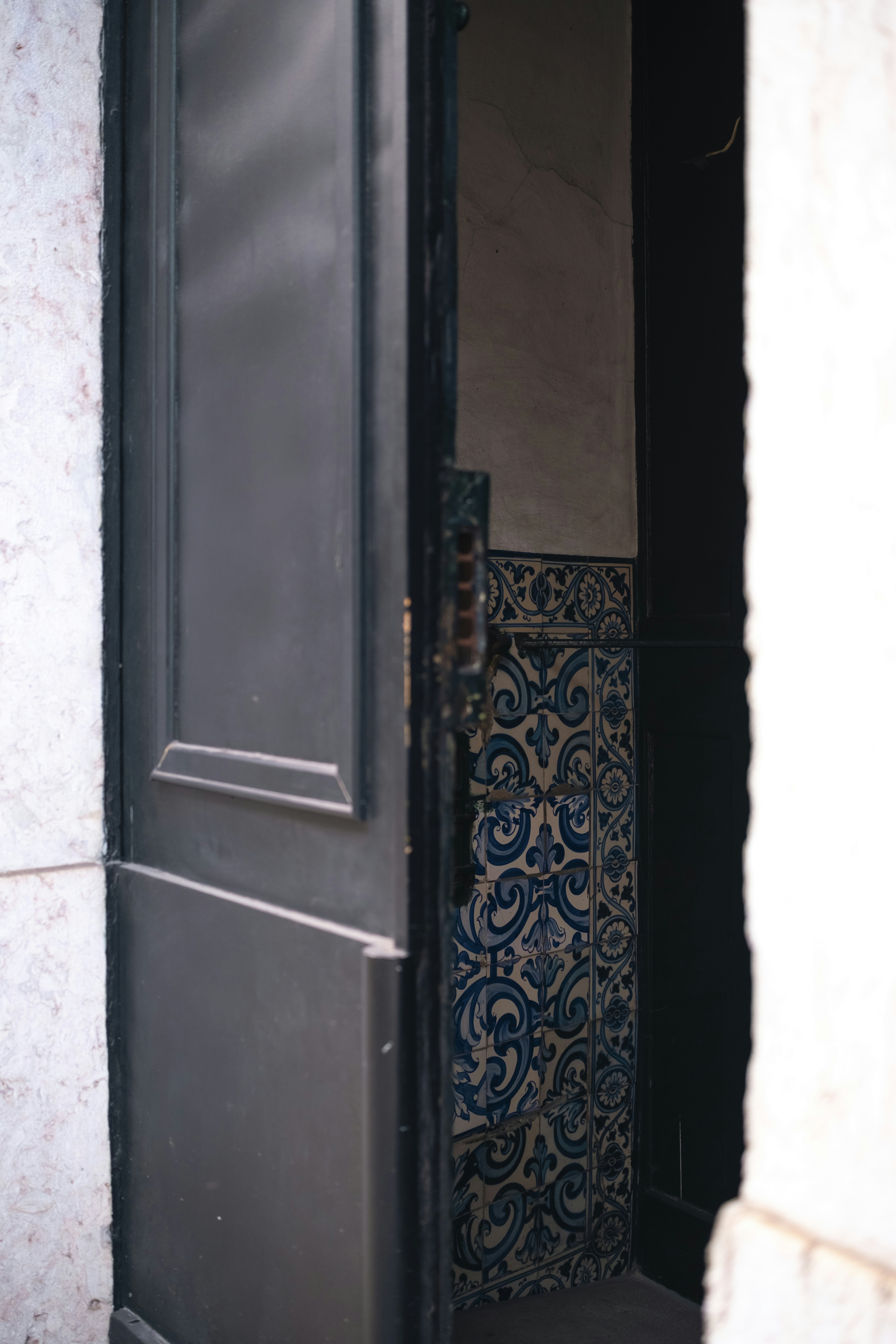 Open Doorway to Quiet Tile Patterns