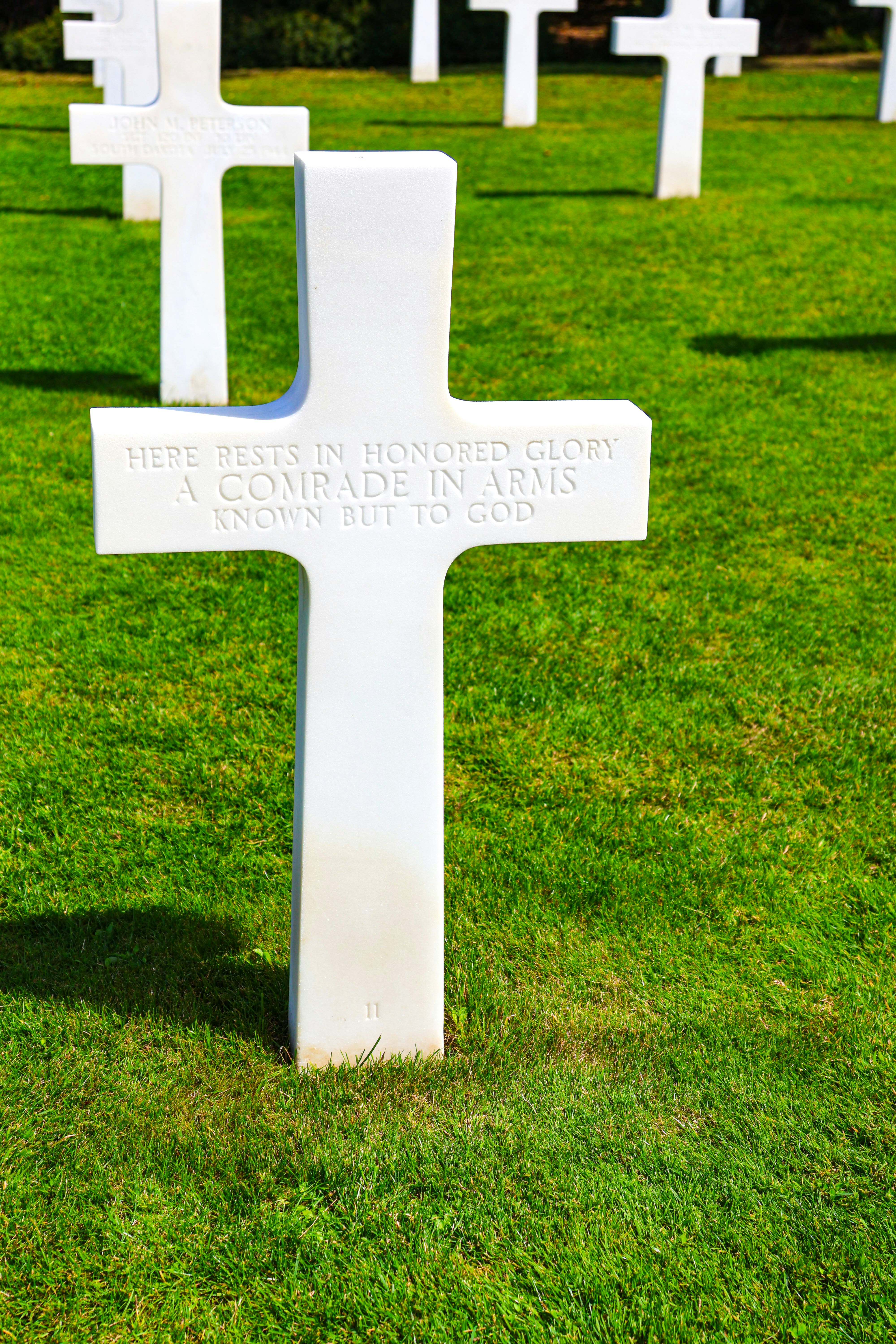 Crosses in the Green: A Field of White Memorials