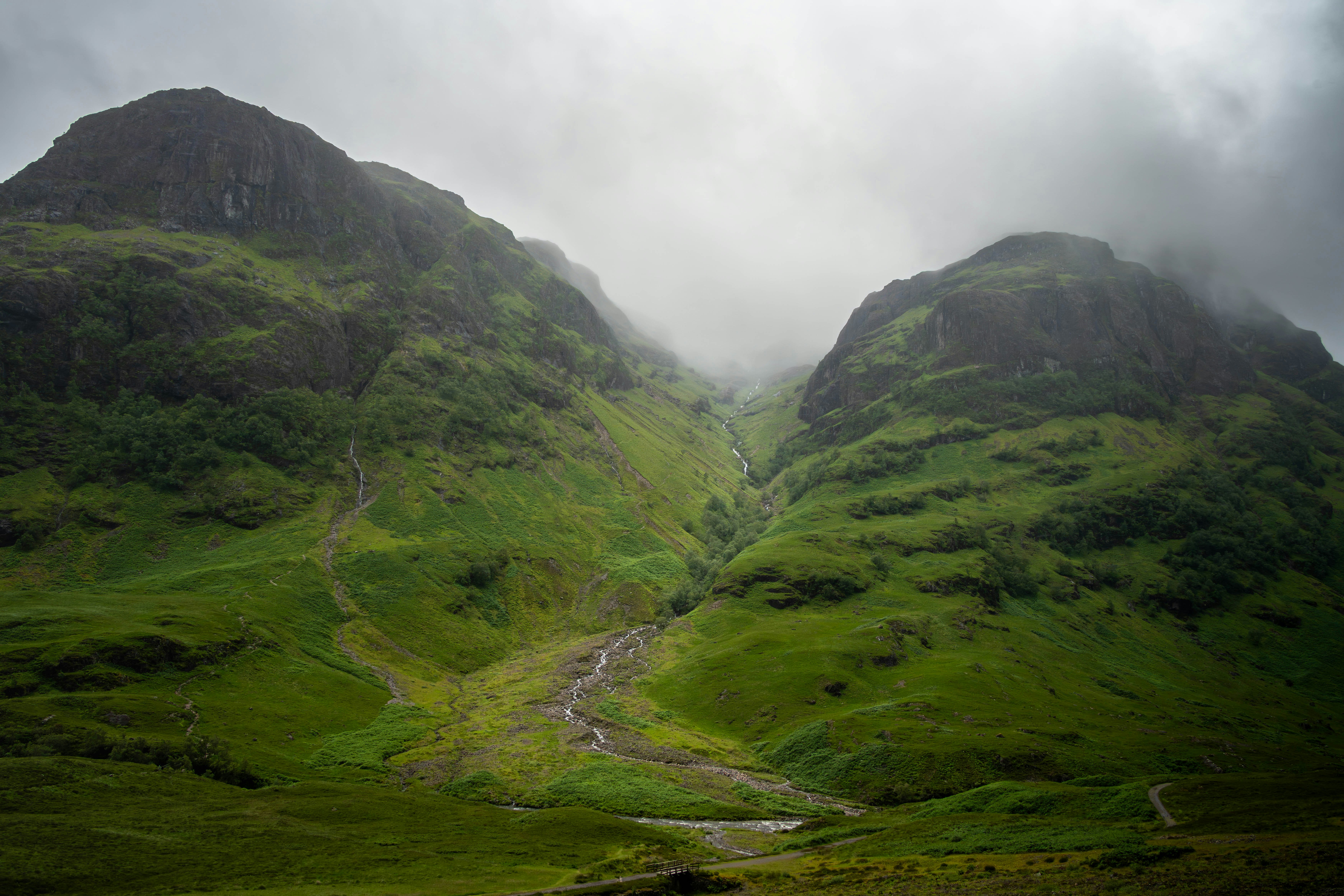 Green Valleys and Mist-Wreathed Peaks