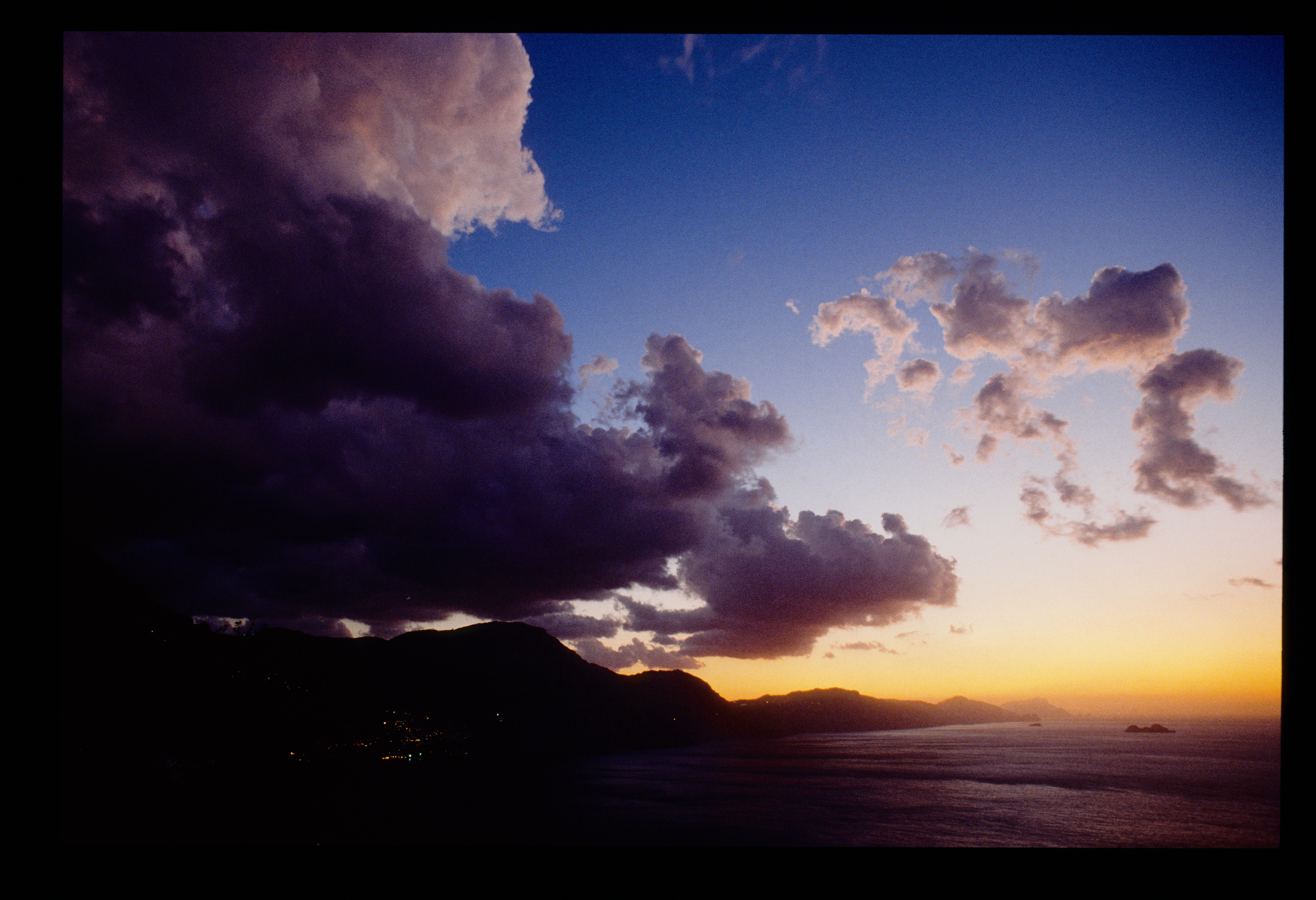 Dusk Over the Coastal Ridge