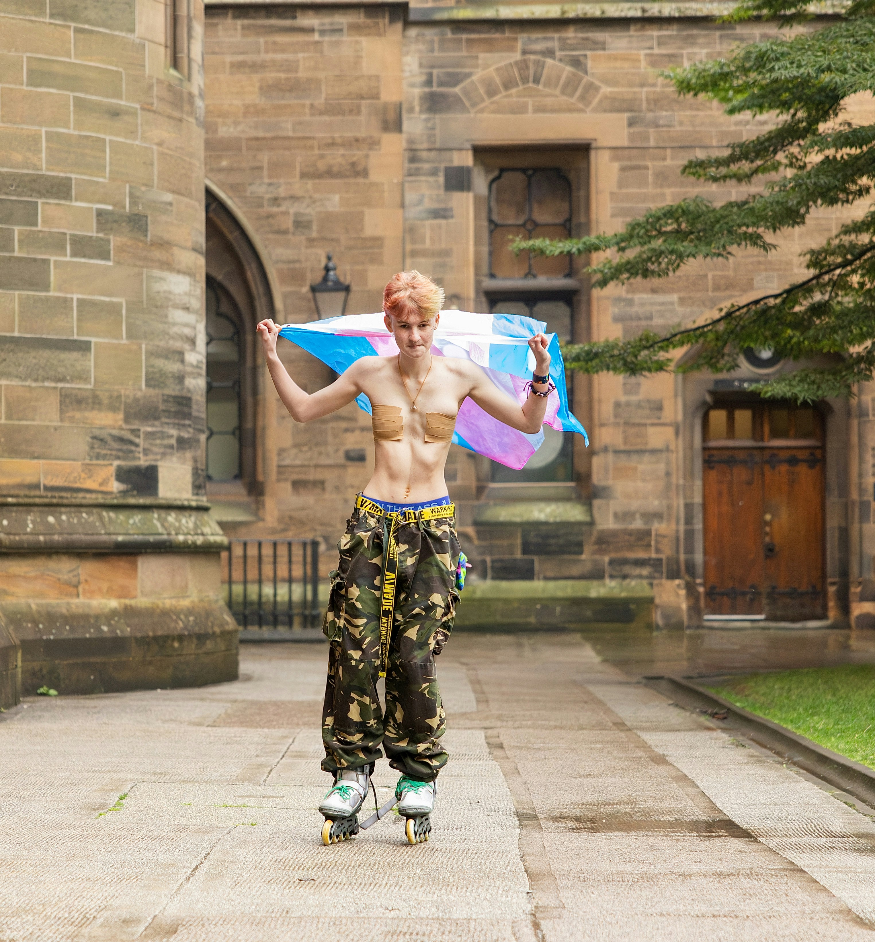 Urban Roller: Self-Assured in a Historic Courtyard