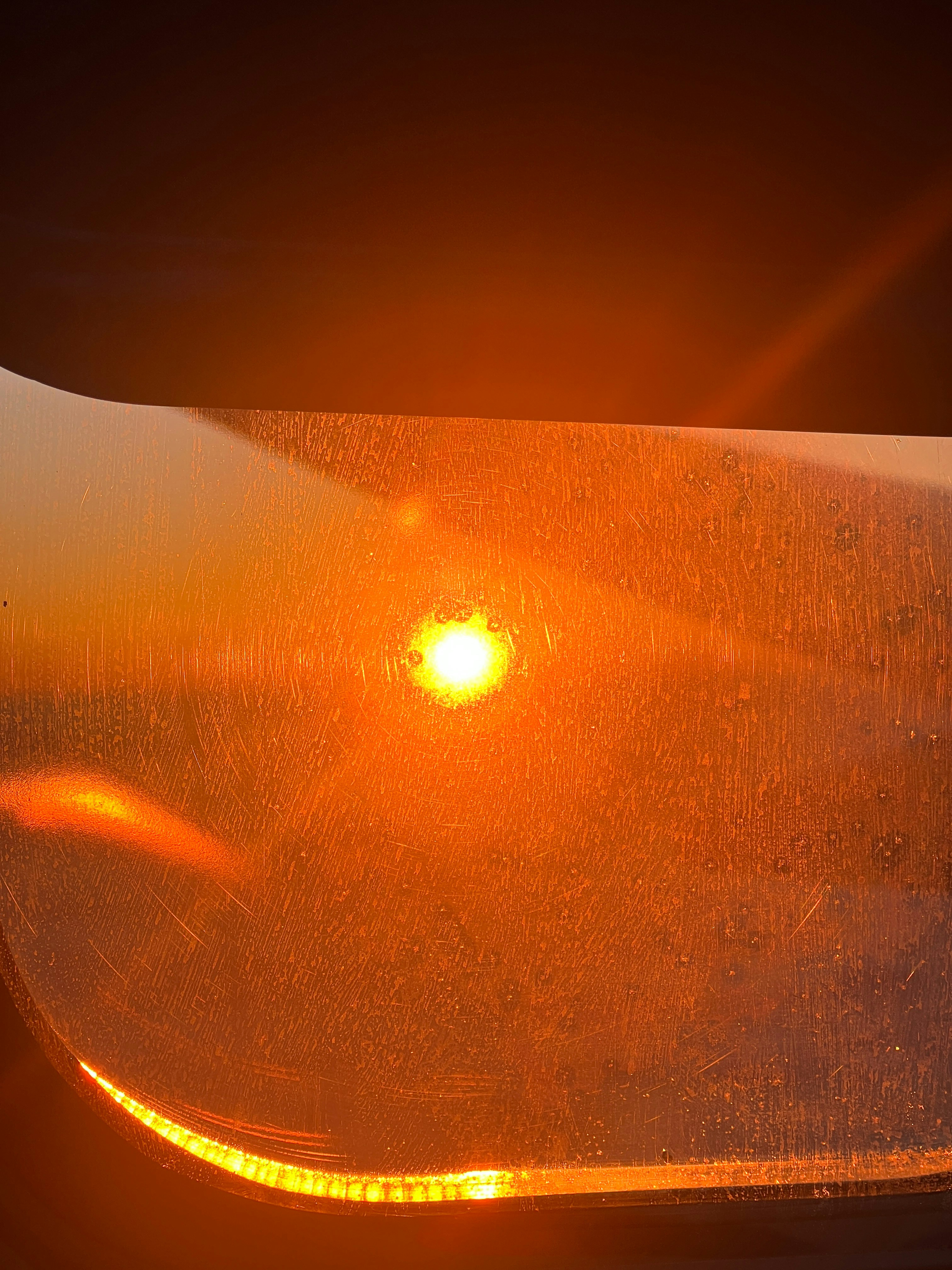 Sunlit Window: A Closer Look Through a Dusty Plane