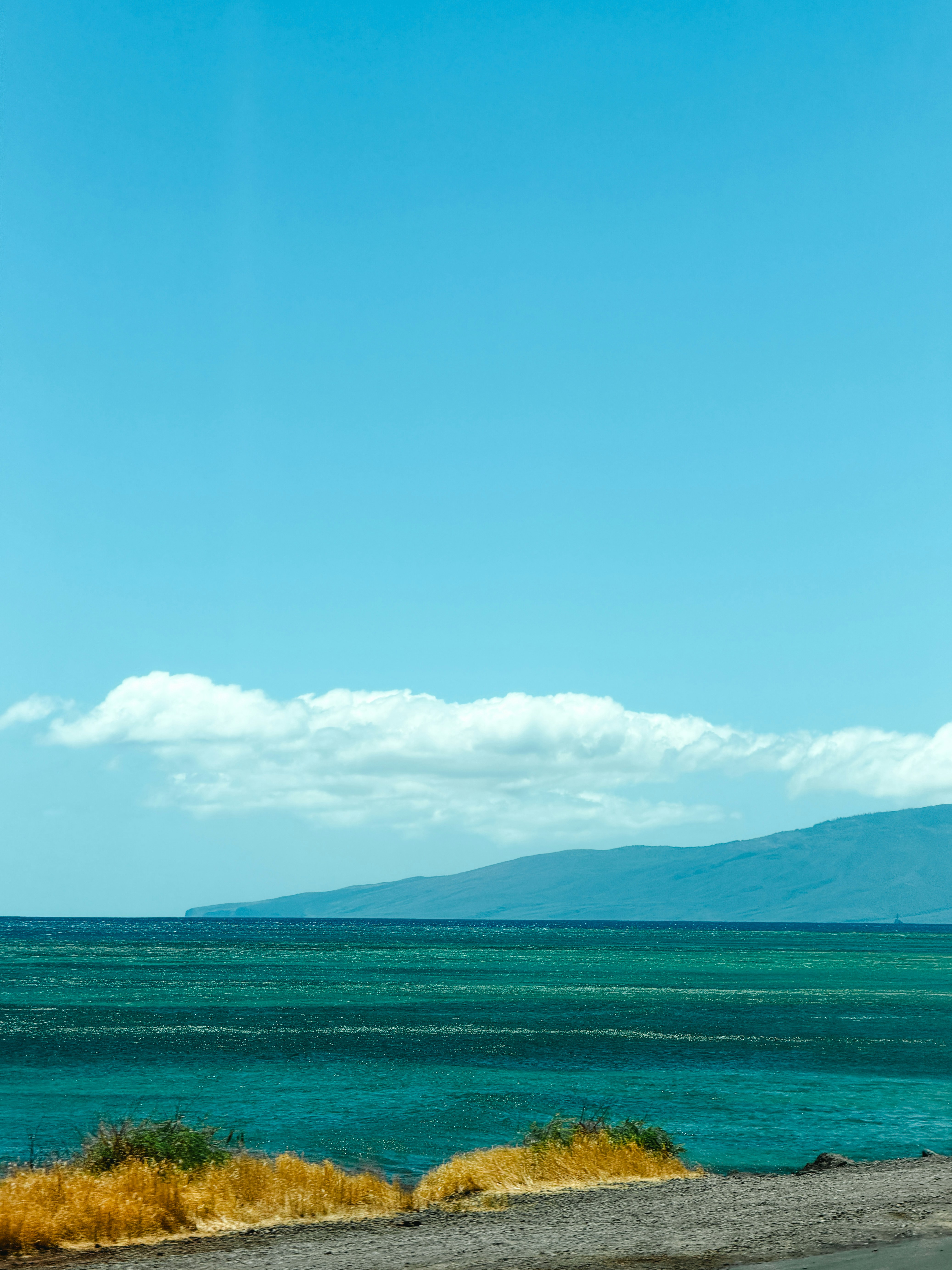Blue Horizon over Salt Flats: Coastal Quiet