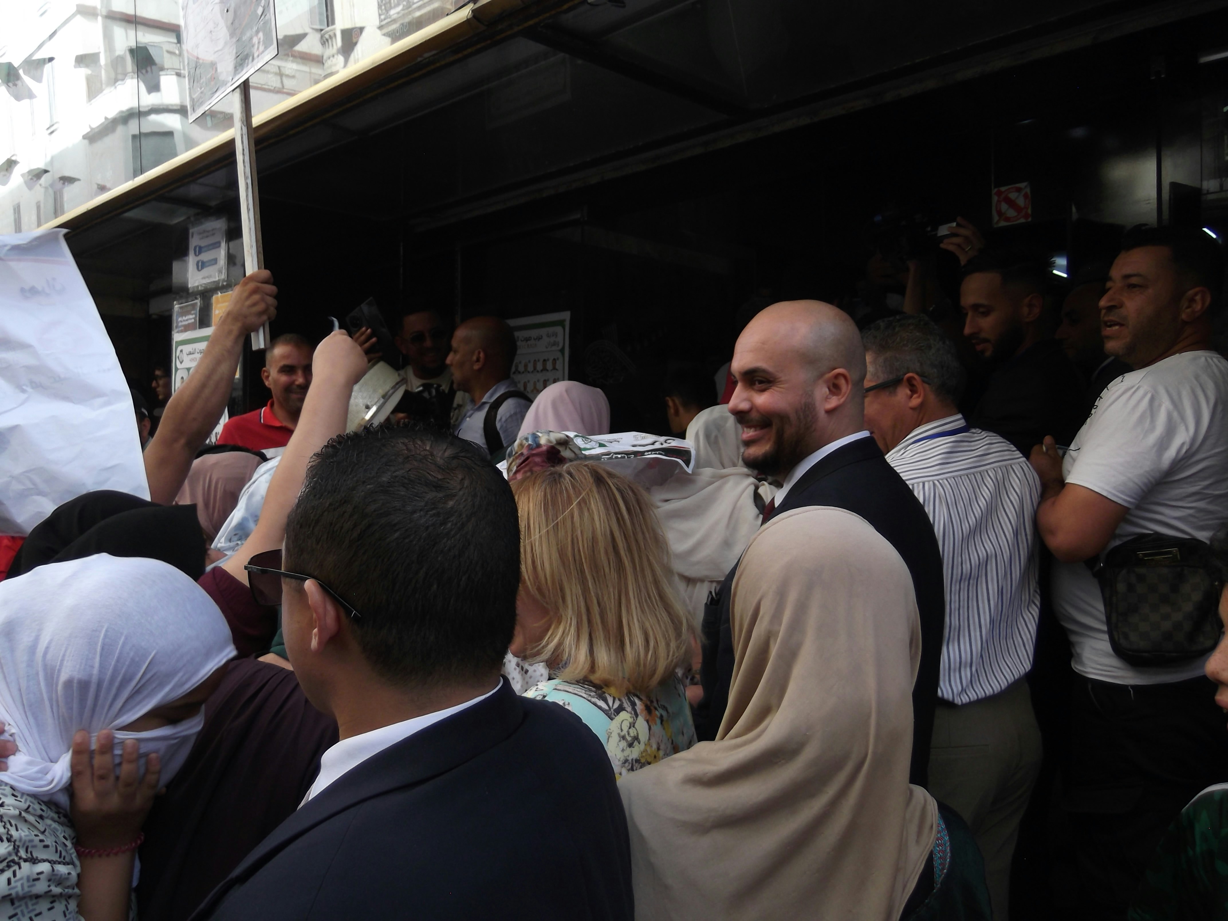 Crowd Barrier: A Close-Knit Moment at the Front Door