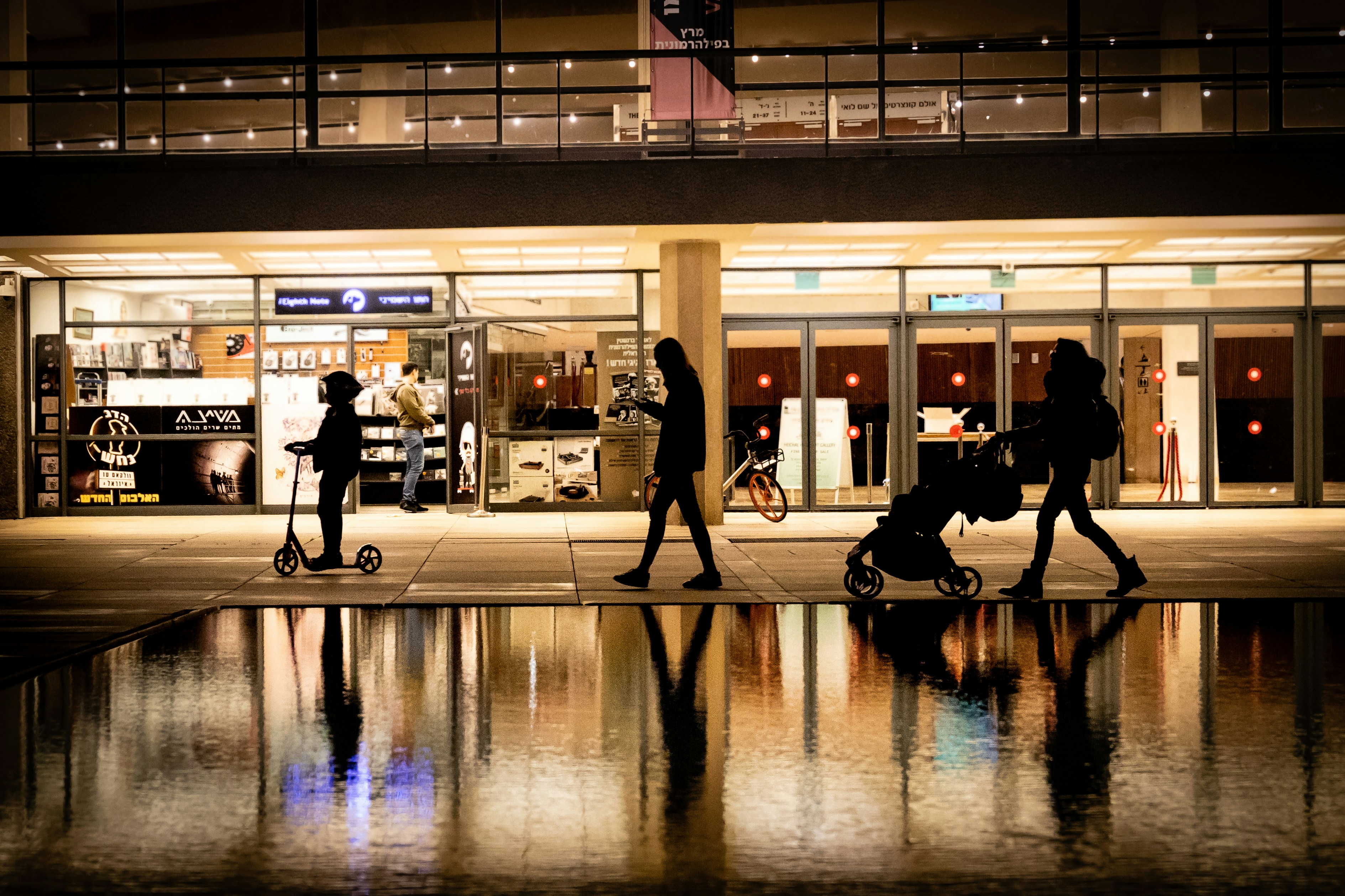 Evening Stroll by the Beneath-the-Fuild Glass