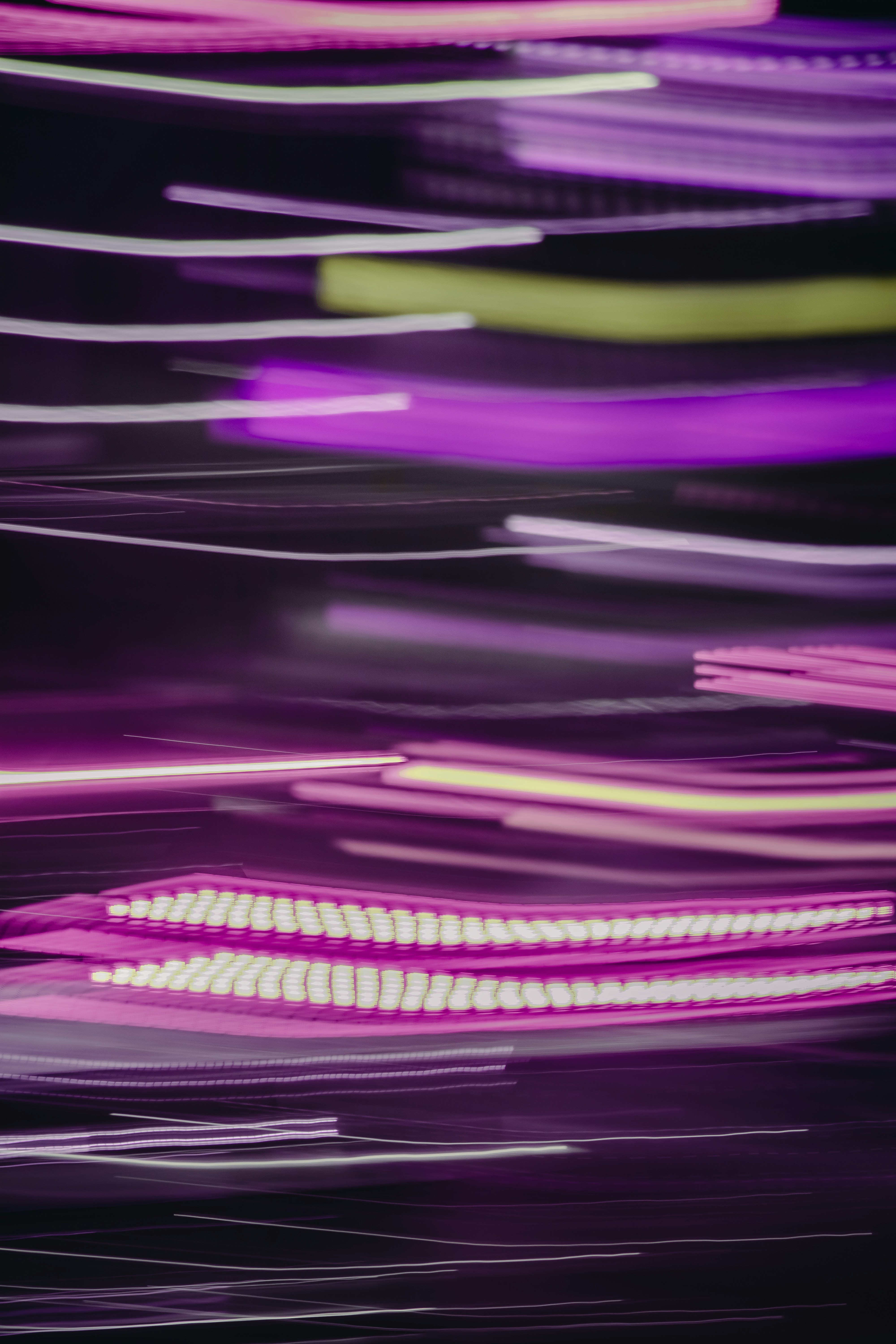 Neon Whispers in Motion: A Velvet-Rift of Light Paths