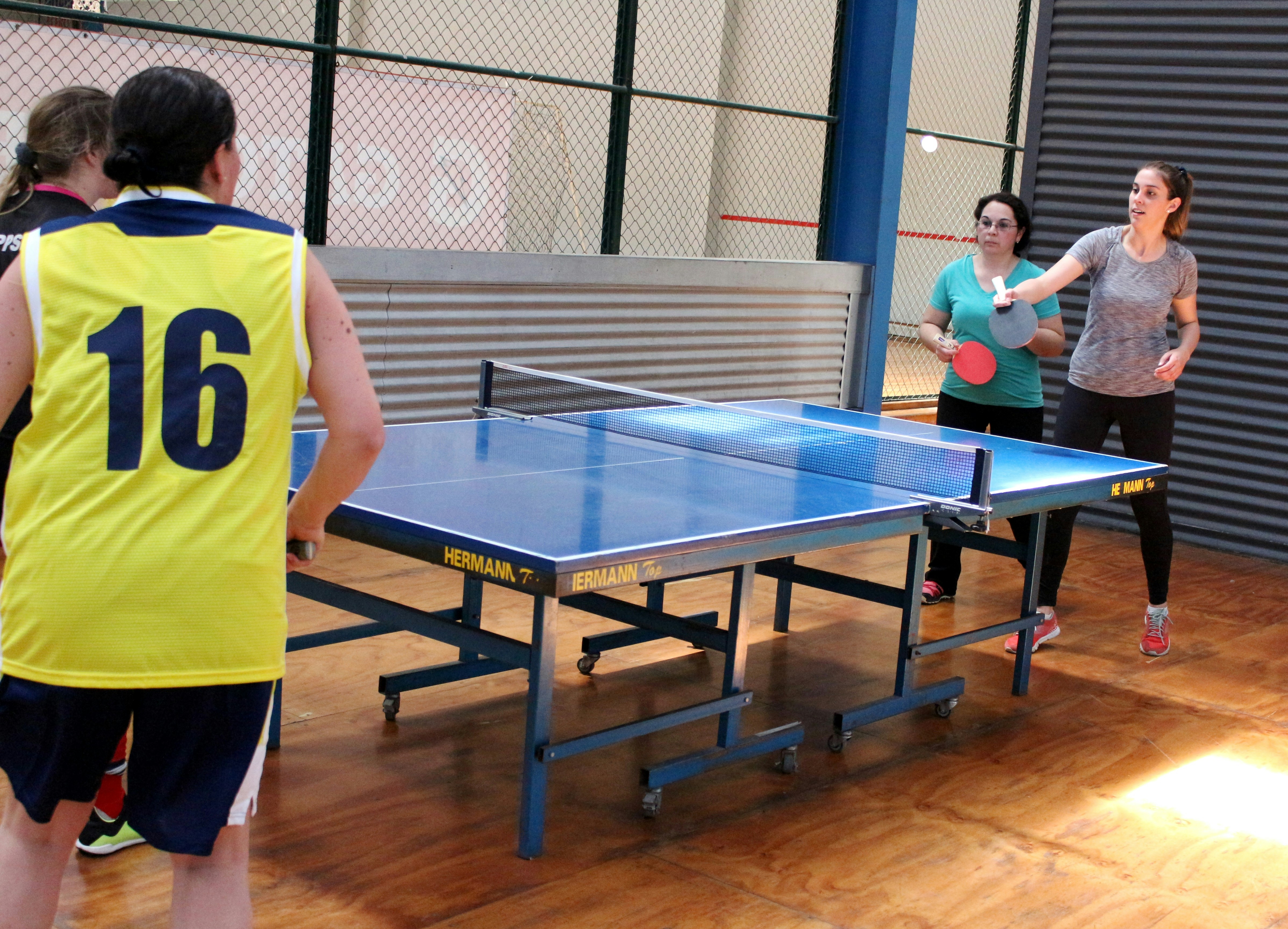 Court Heat: A Quick Rally at the Indoor Table Tennis Courts