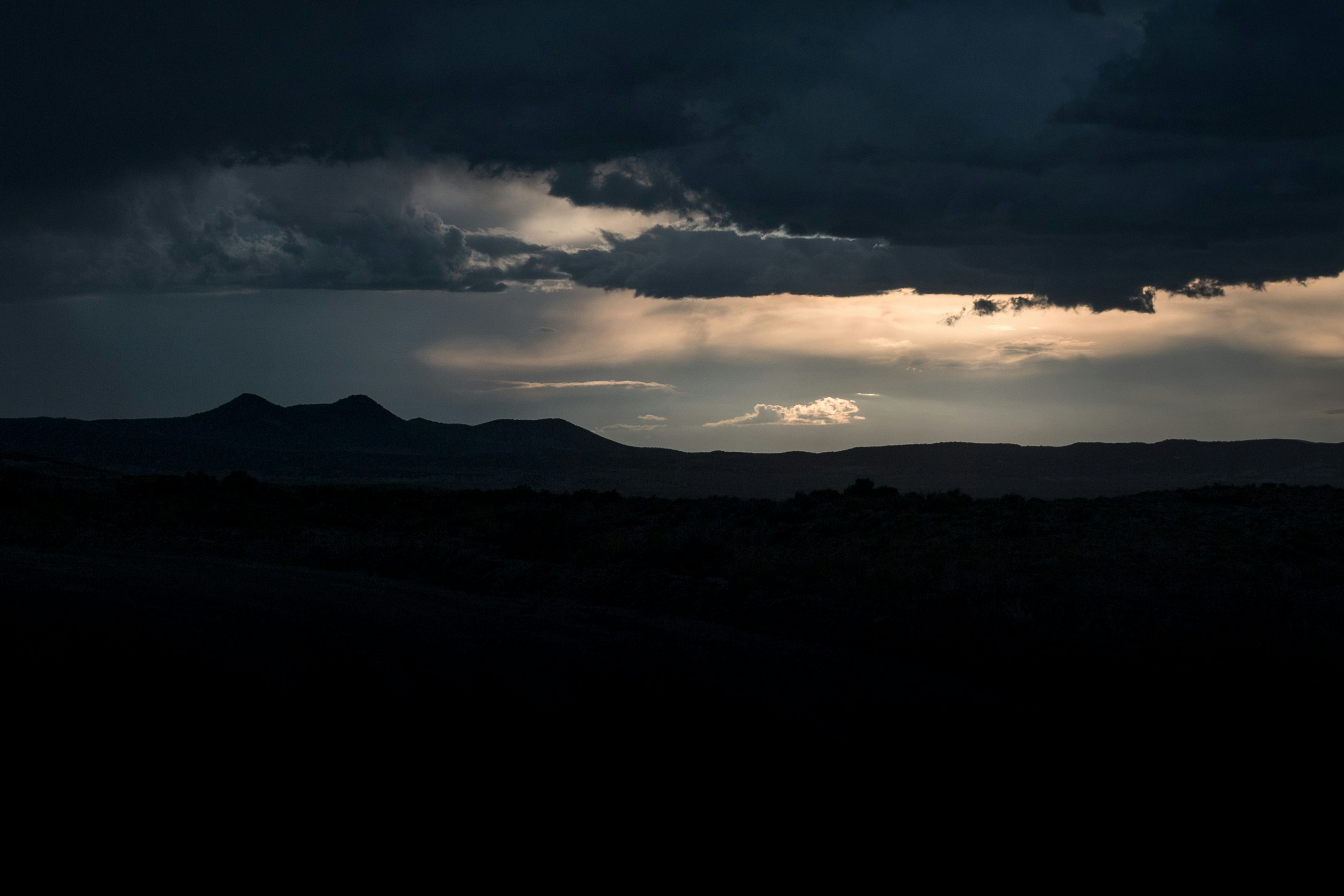 Dawn Breaks Over Monolithic Silhouettes