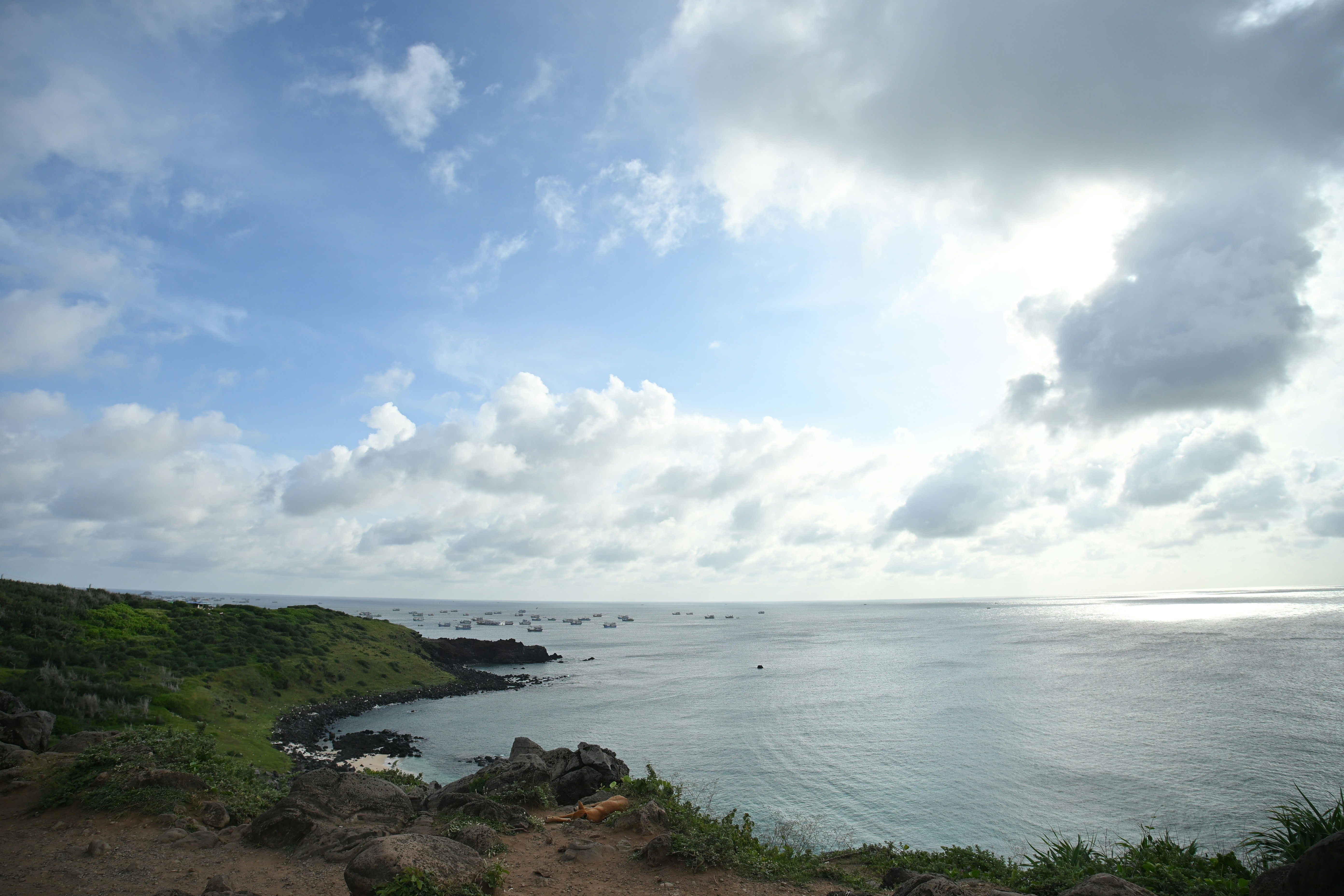 Coastal Horizon: Light Breaks Over Quiet Cliffs